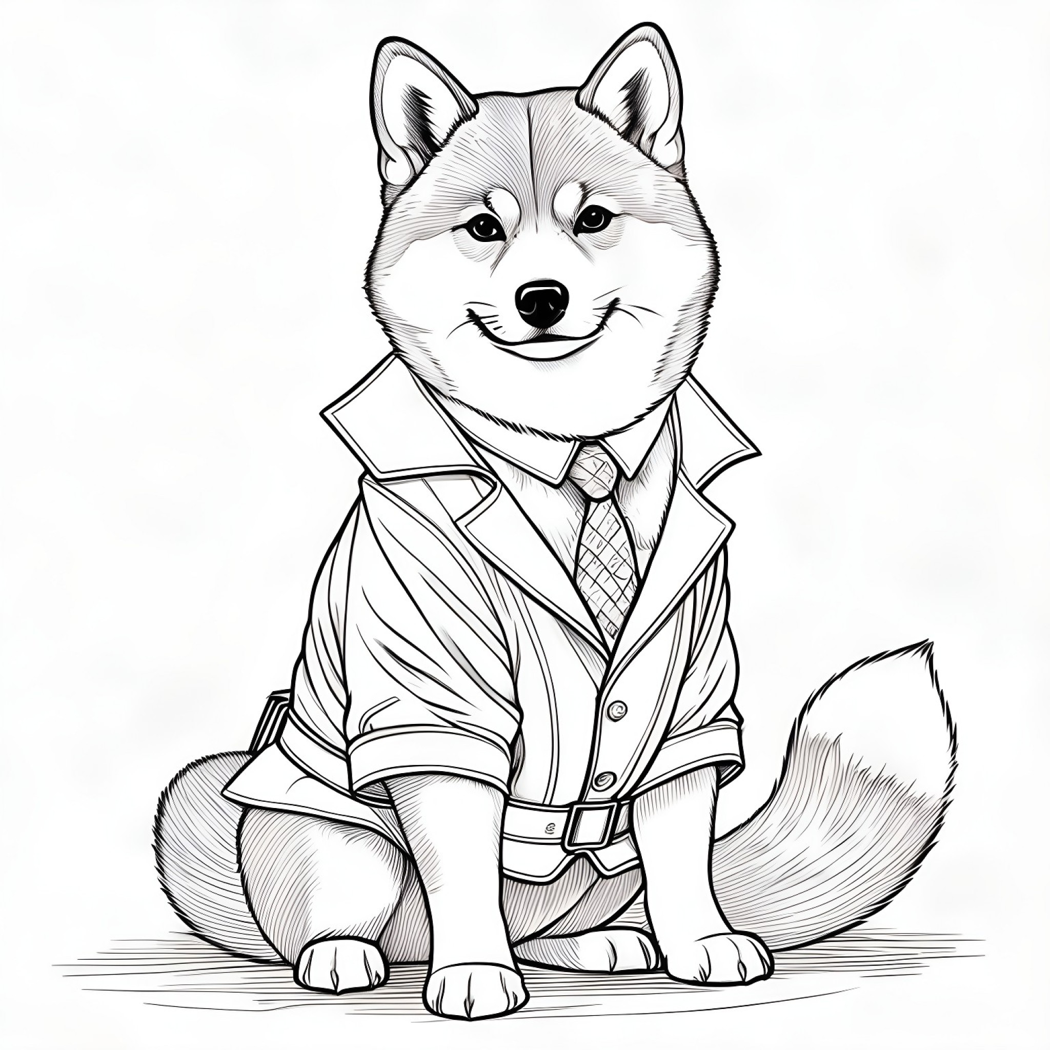 Best Shiba Inu Coloring Pages (Free Printable PDF)