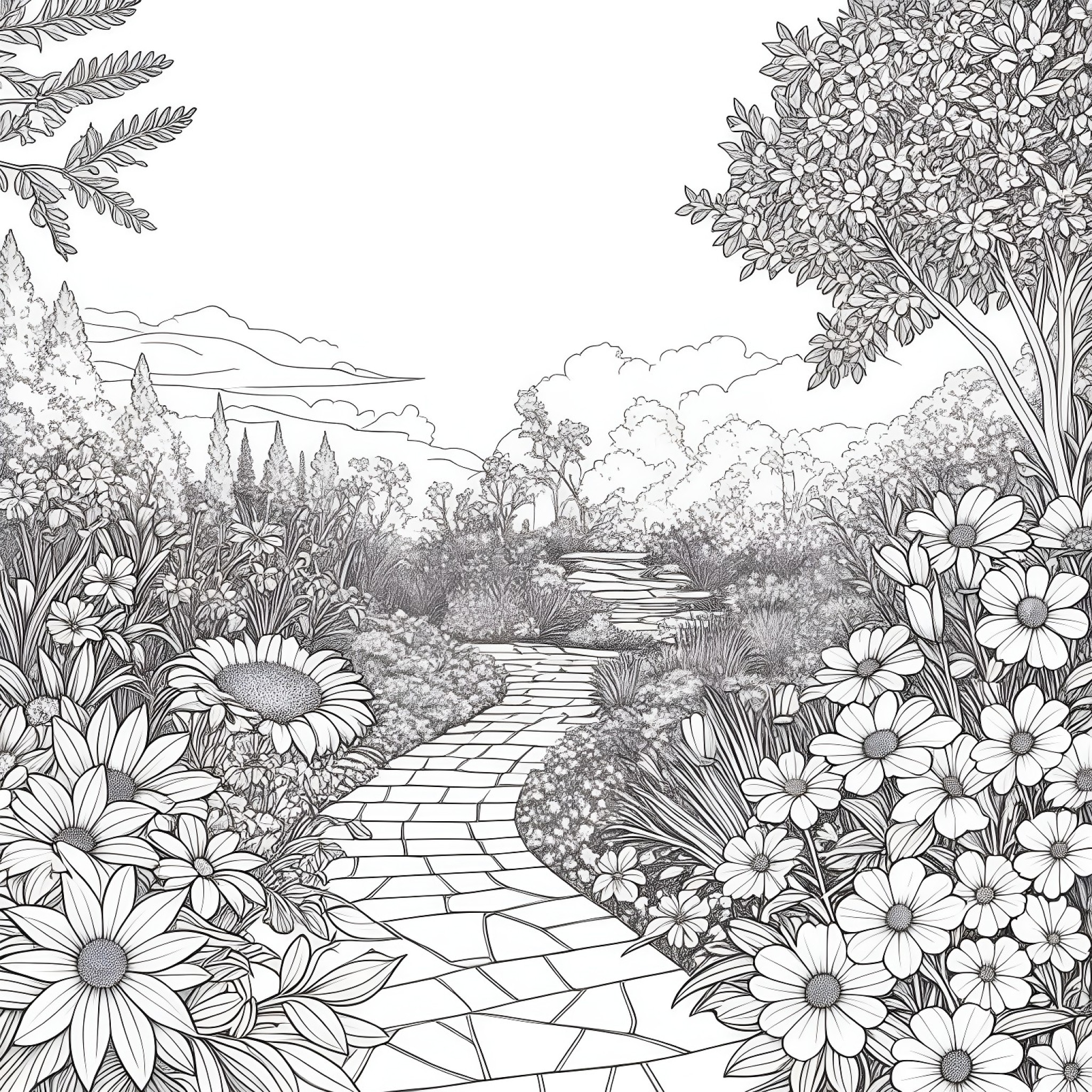 Best Flowers Coloring Pages (Free Printable PDF)