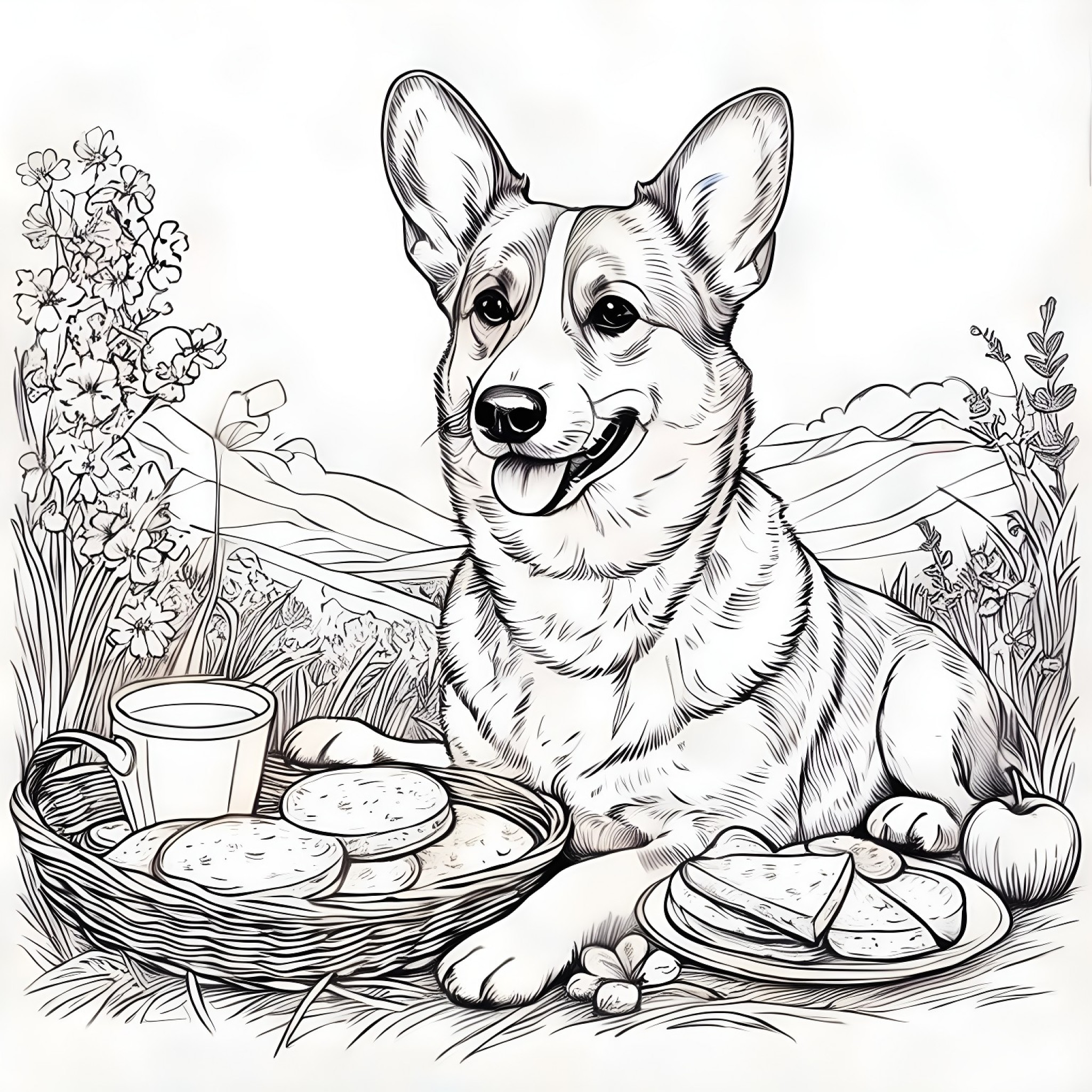 Best Welsh Corgi Coloring Pages (Free Printable PDF)