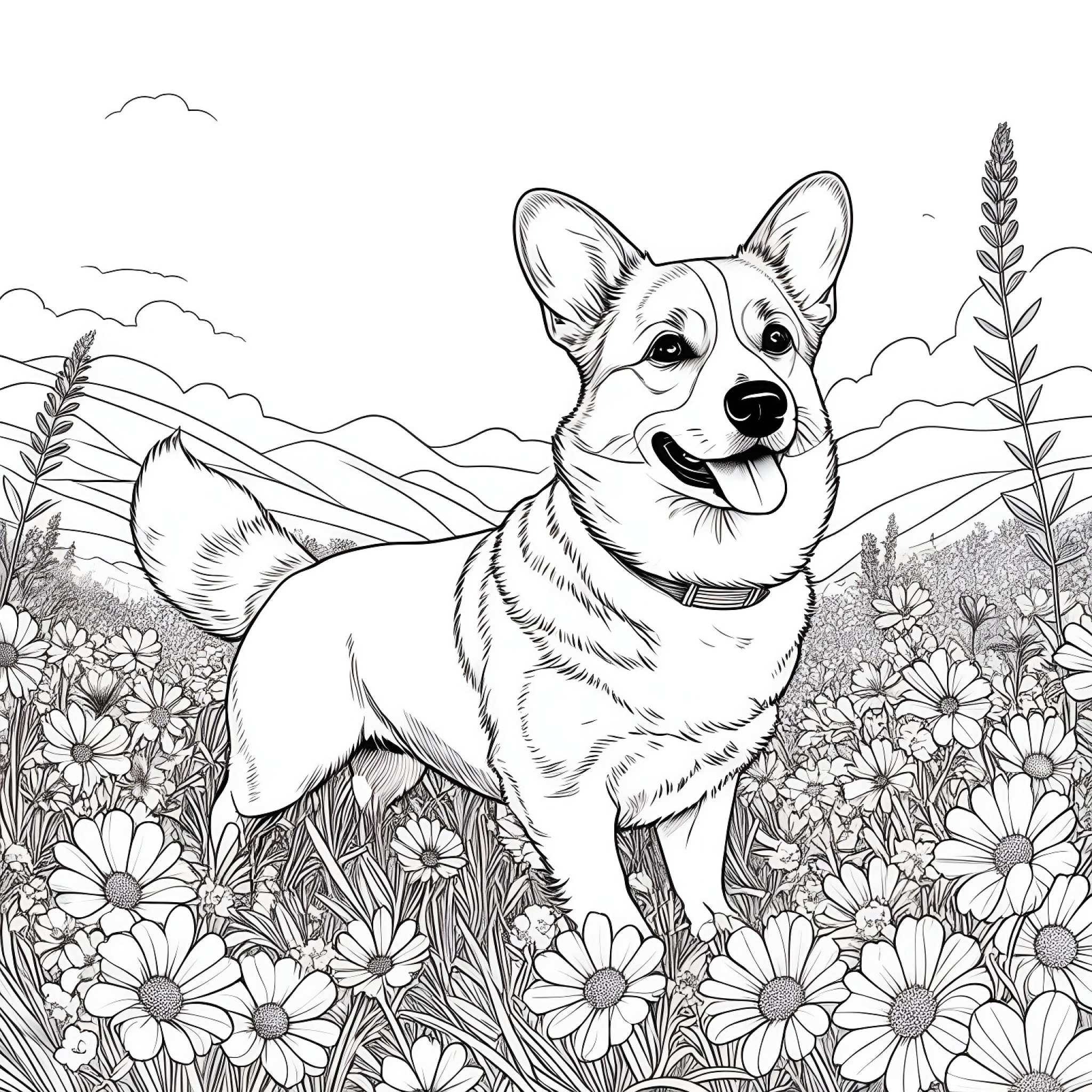 Best Welsh Corgi Coloring Pages (Free Printable PDF)