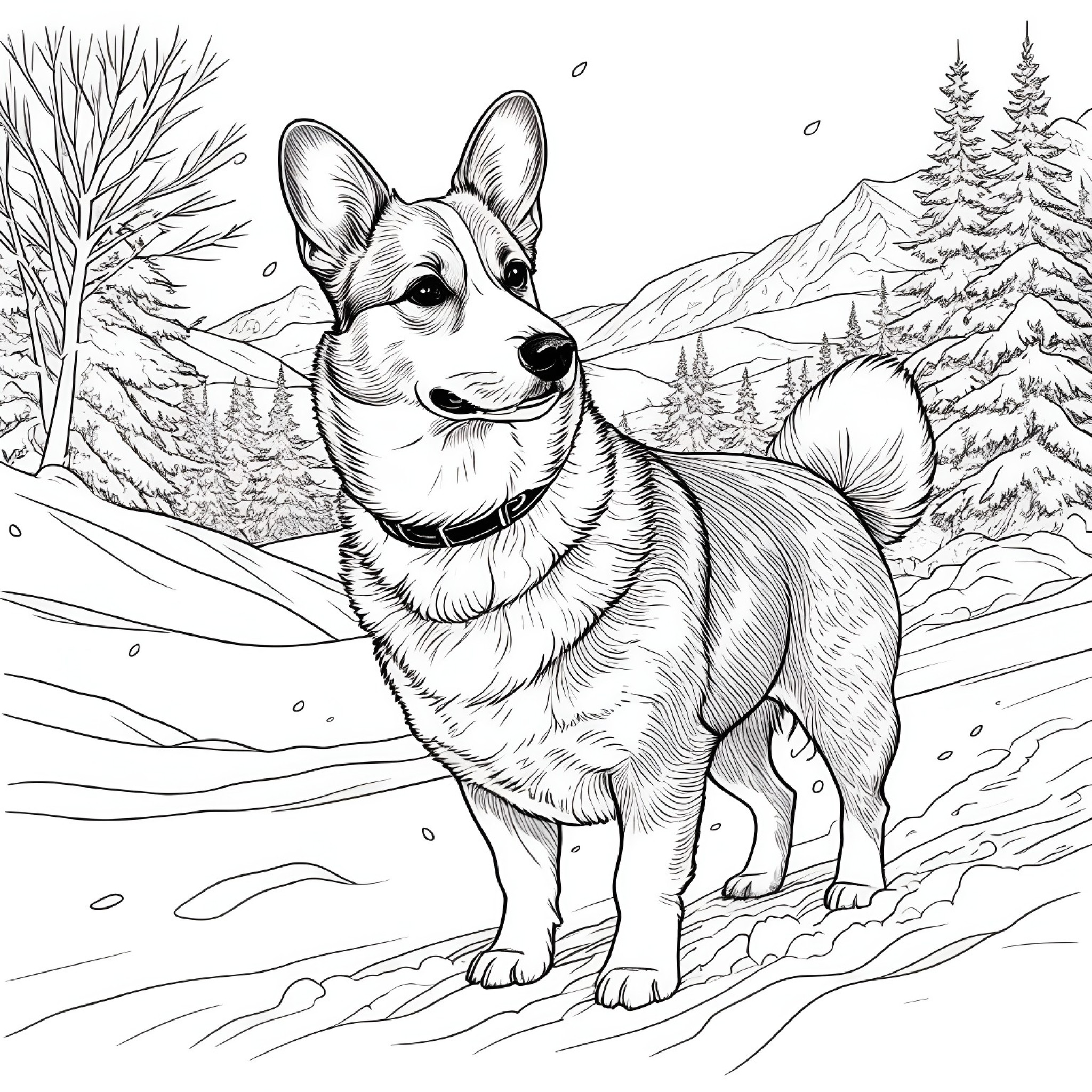 Best Welsh Corgi Coloring Pages (Free Printable PDF)