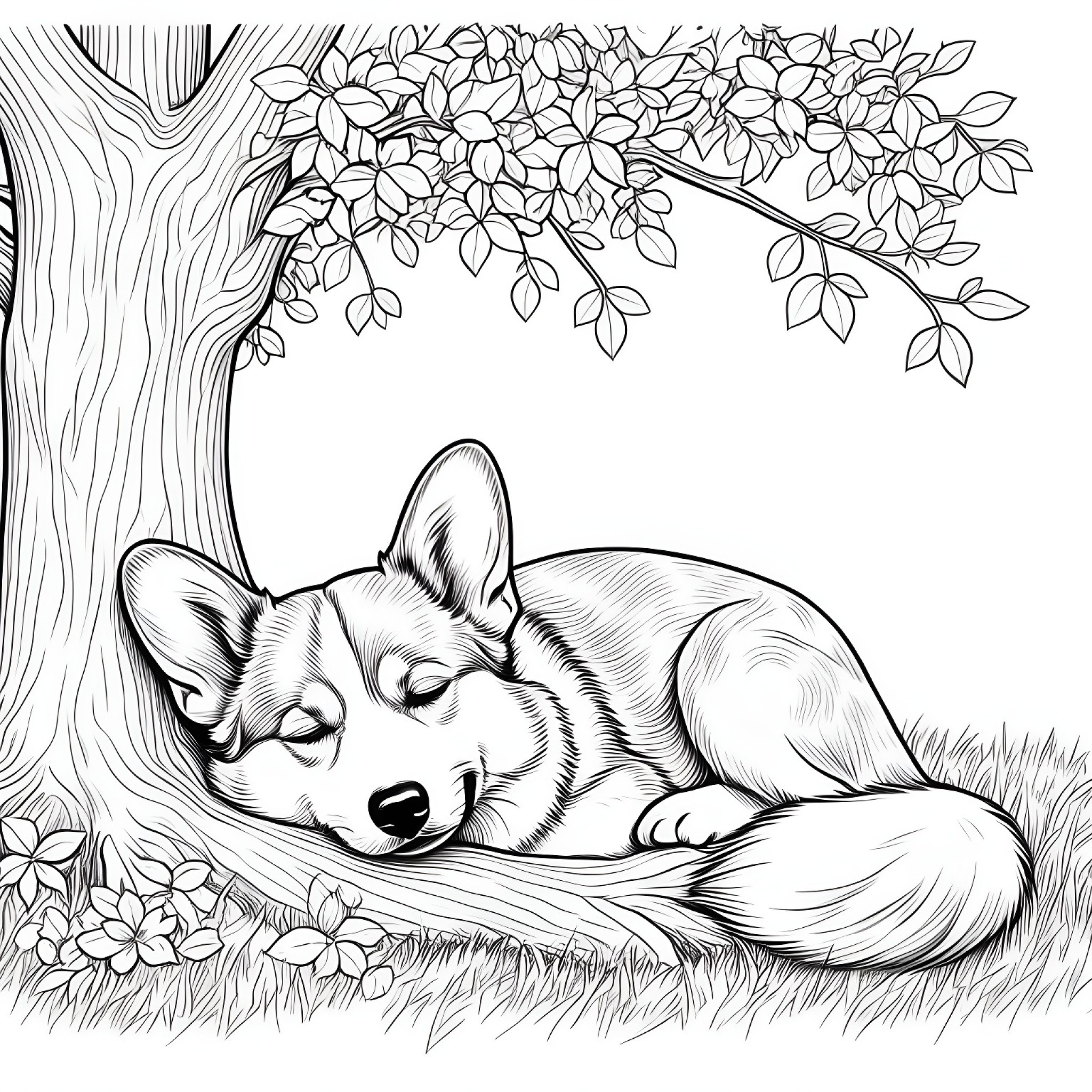 Best Welsh Corgi Coloring Pages (Free Printable PDF)
