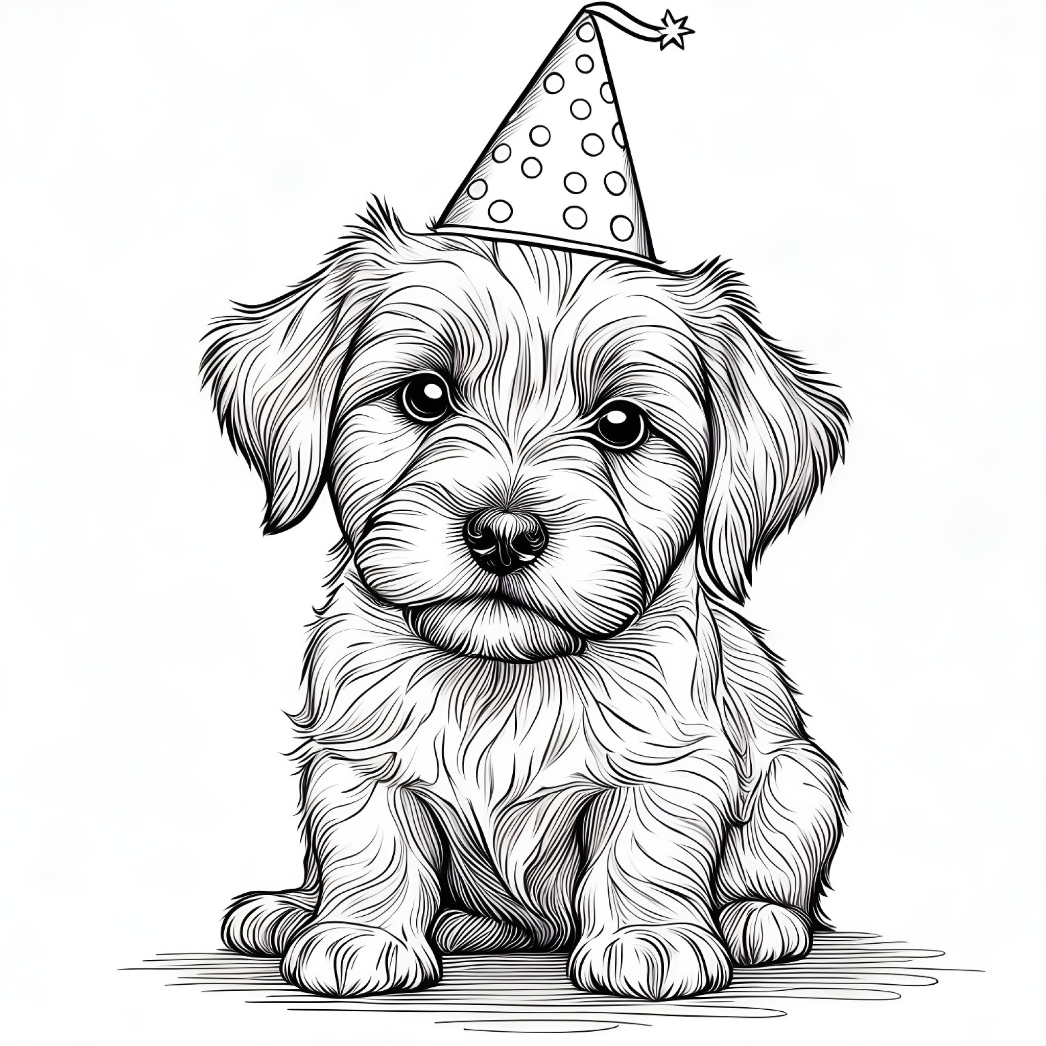 Best Puppy Coloring Pages (Free Printable PDF)