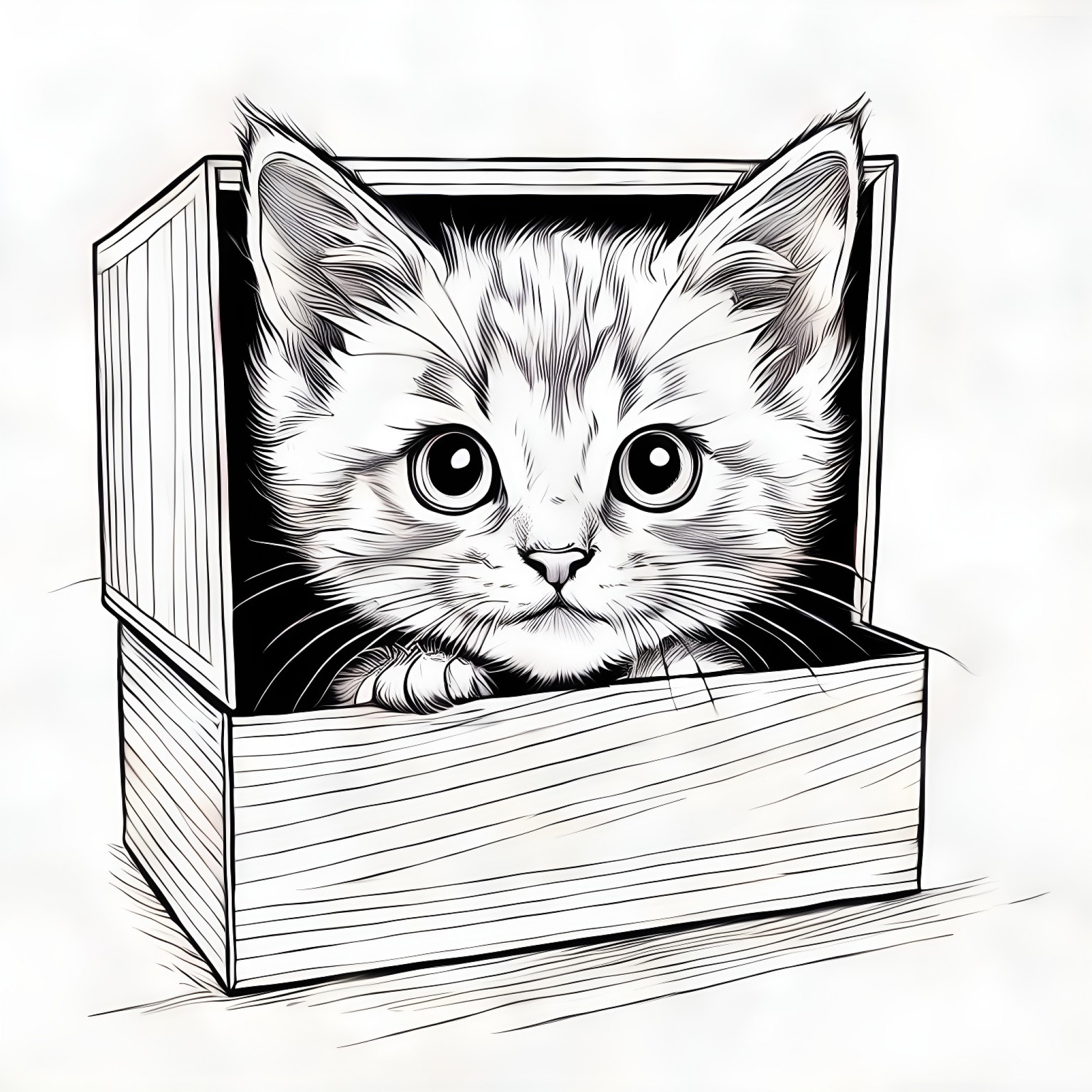 Best Kitten Coloring Pages (Free Printable PDF)