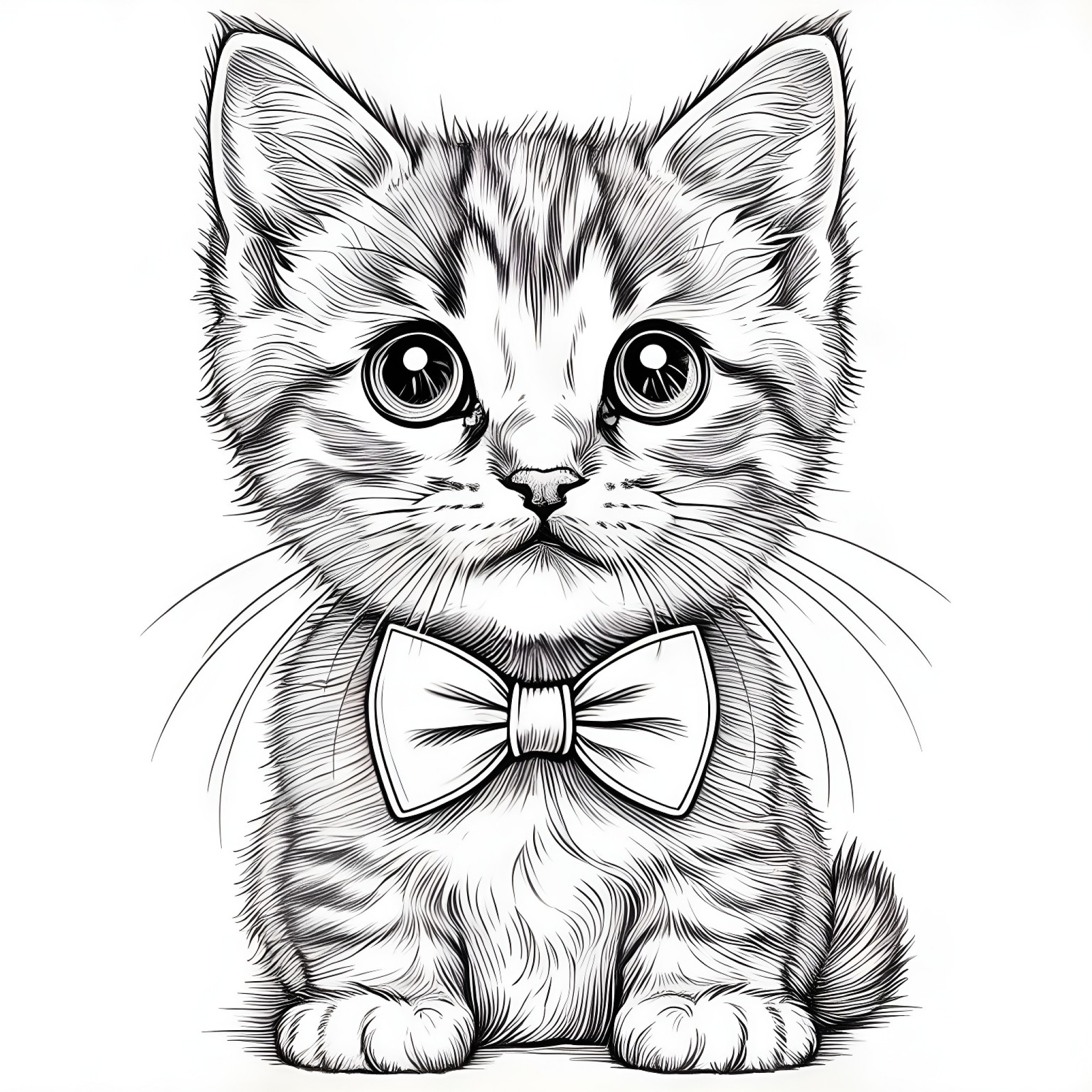 35 Best Kitten Coloring Pages (Free Printable PDFs)