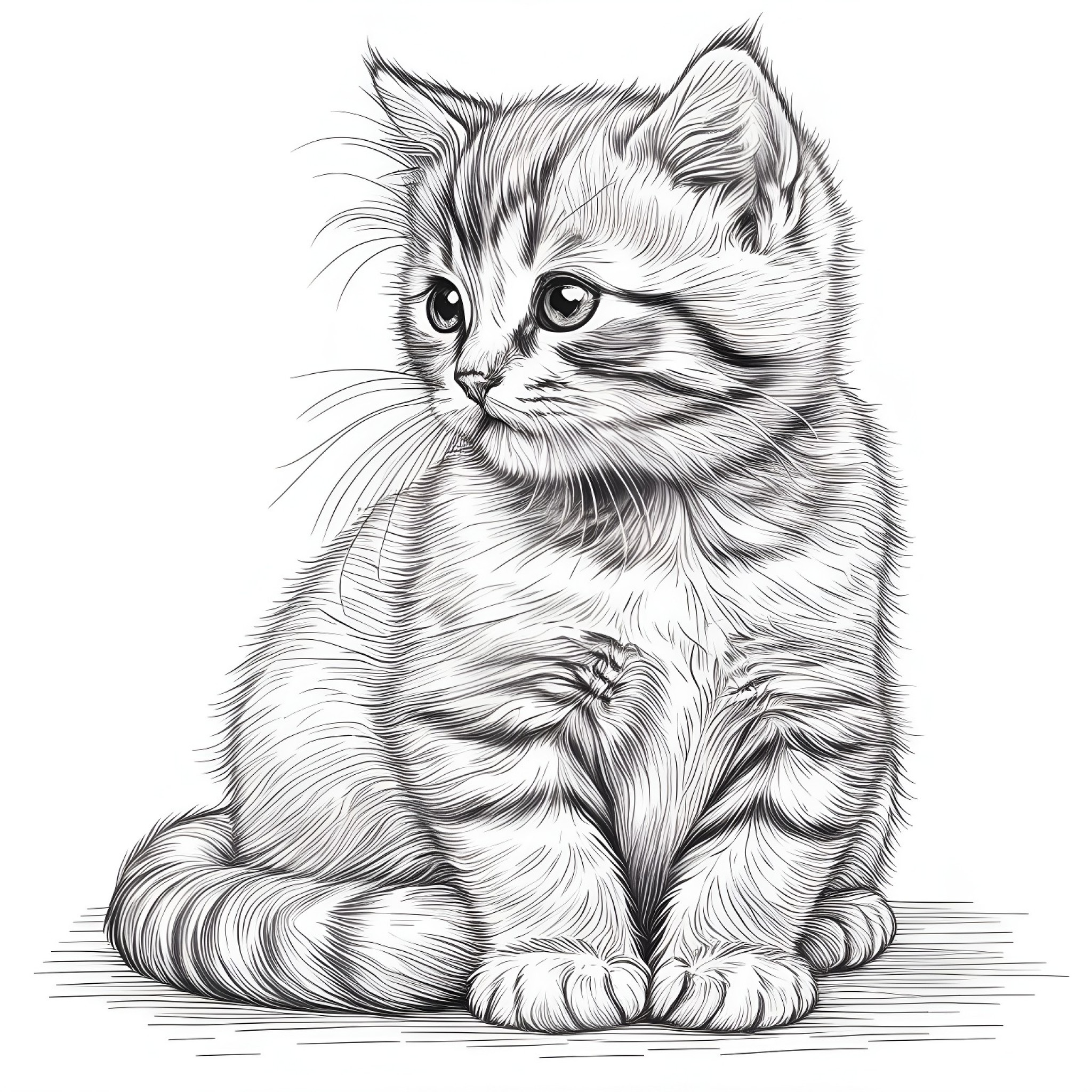 35 Best Kitten Coloring Pages (Free Printable PDFs)