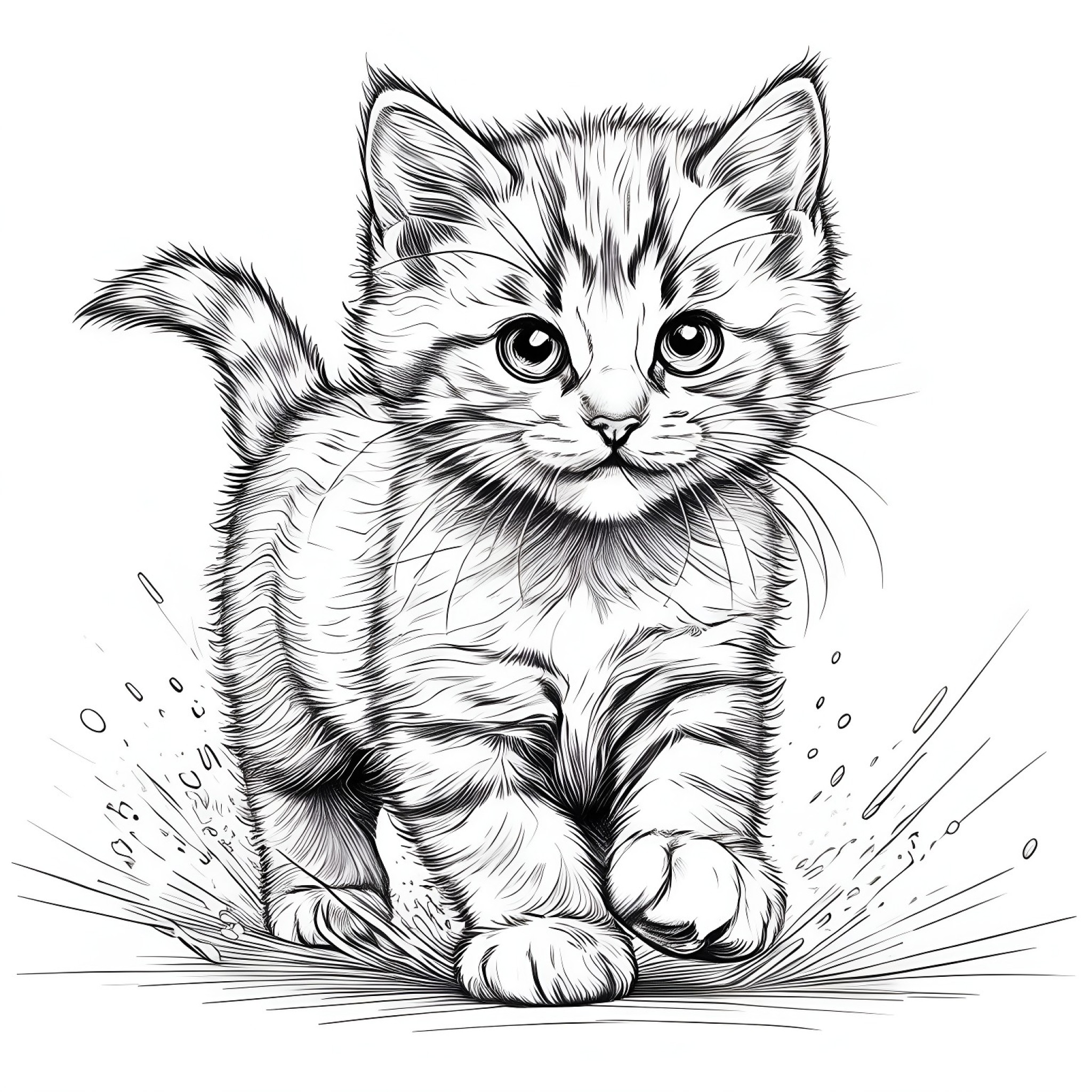 35 Best Kitten Coloring Pages (Free Printable PDFs)
