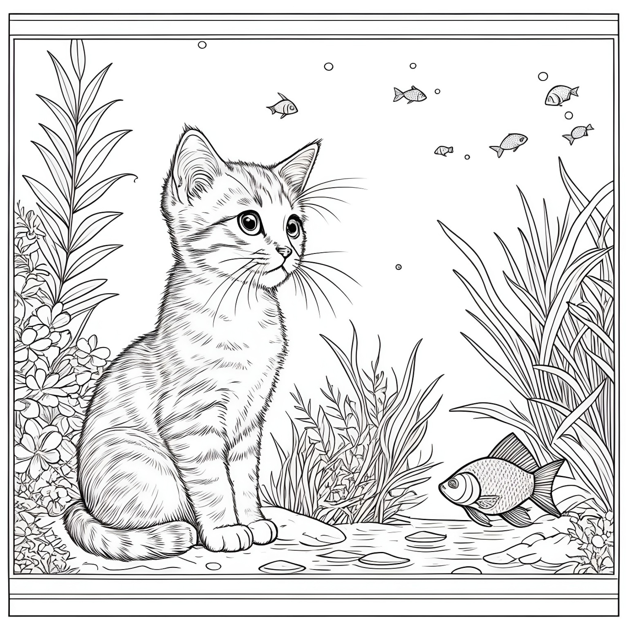 35 Best Kitten Coloring Pages (Free Printable PDFs)