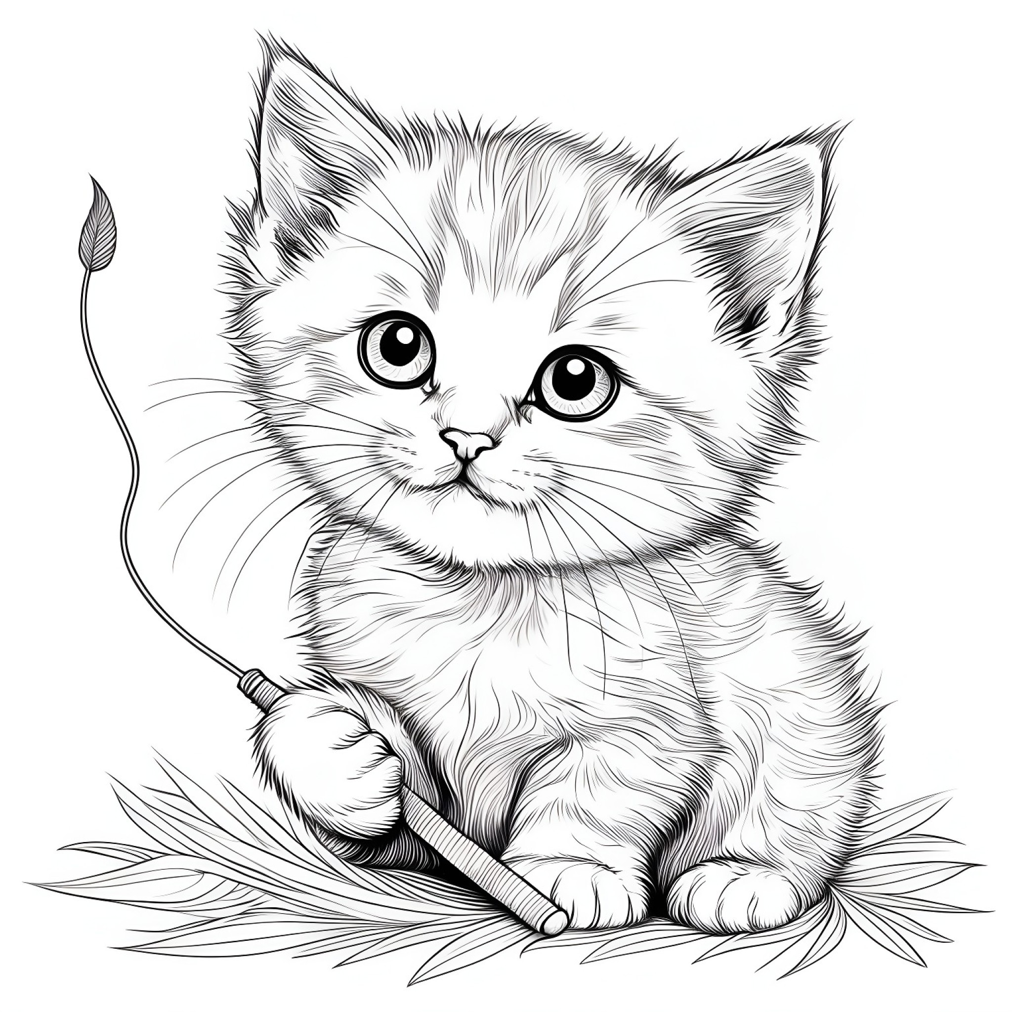 35 Best Kitten Coloring Pages (Free Printable PDFs)