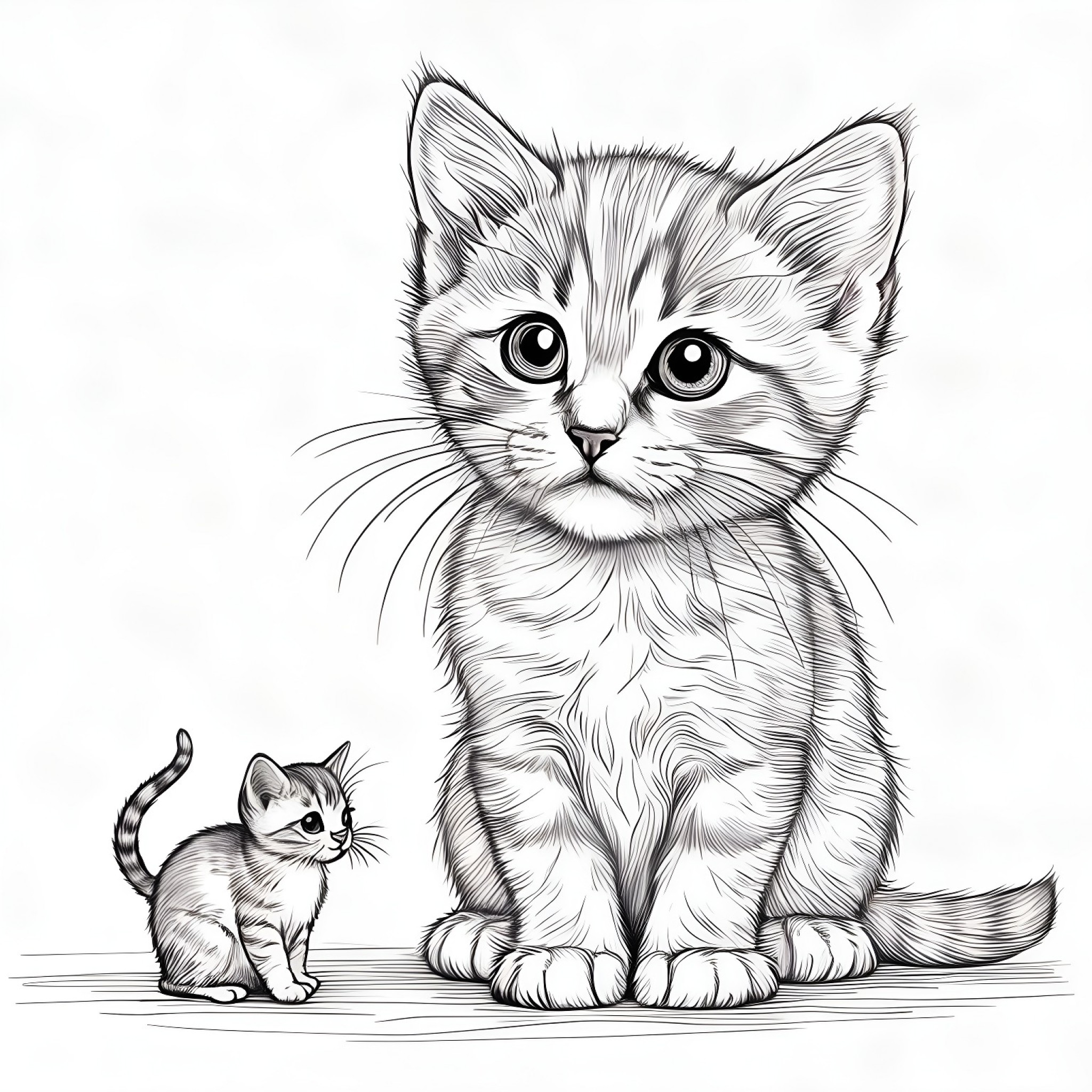 35 Best Kitten Coloring Pages (Free Printable PDFs)