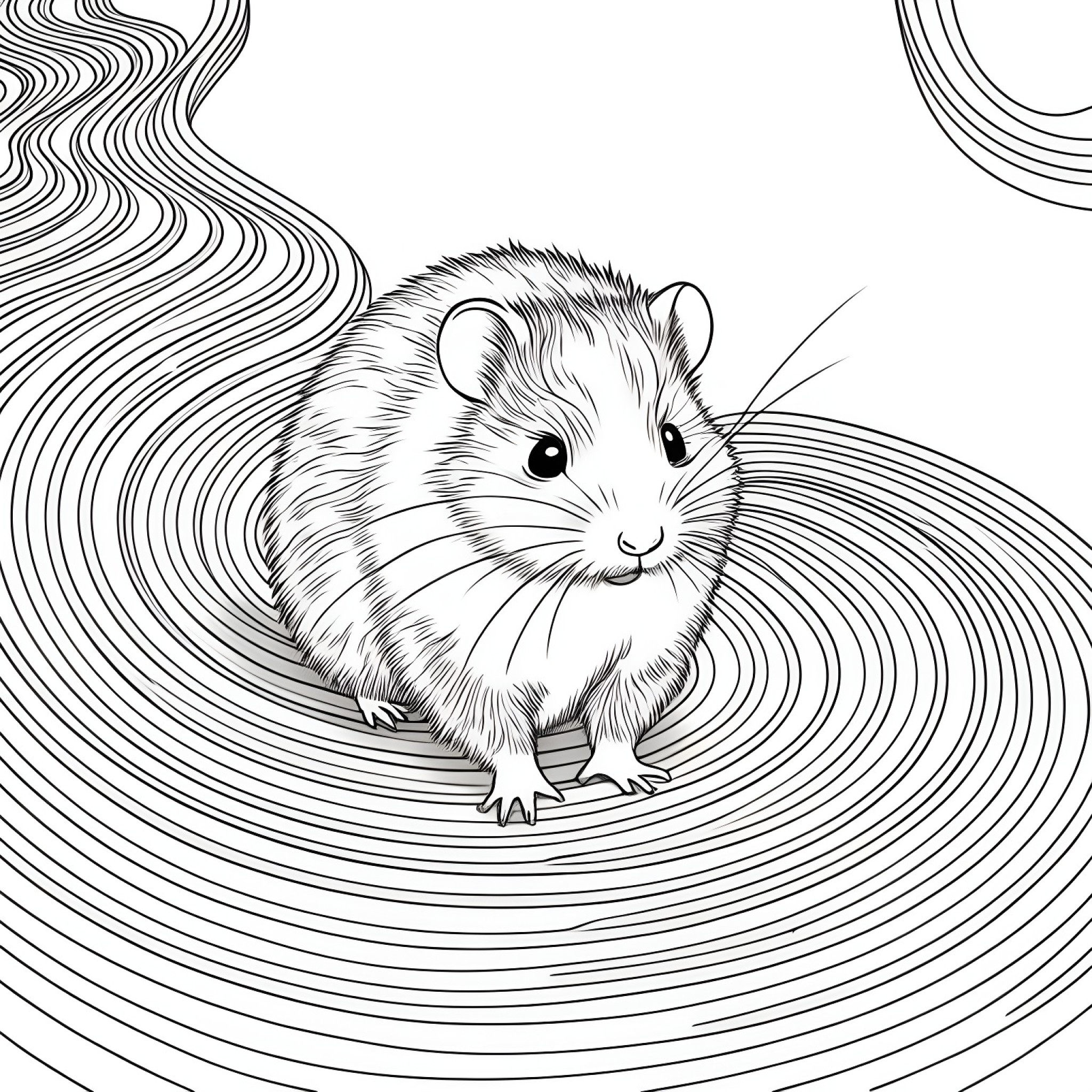 Best Hamster Coloring Pages (Free Printable PDF)