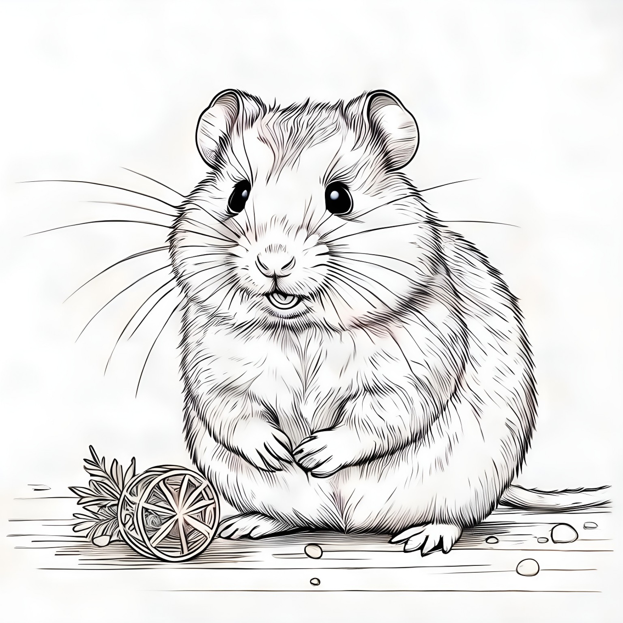 Best Hamster Coloring Pages (Free Printable PDF)