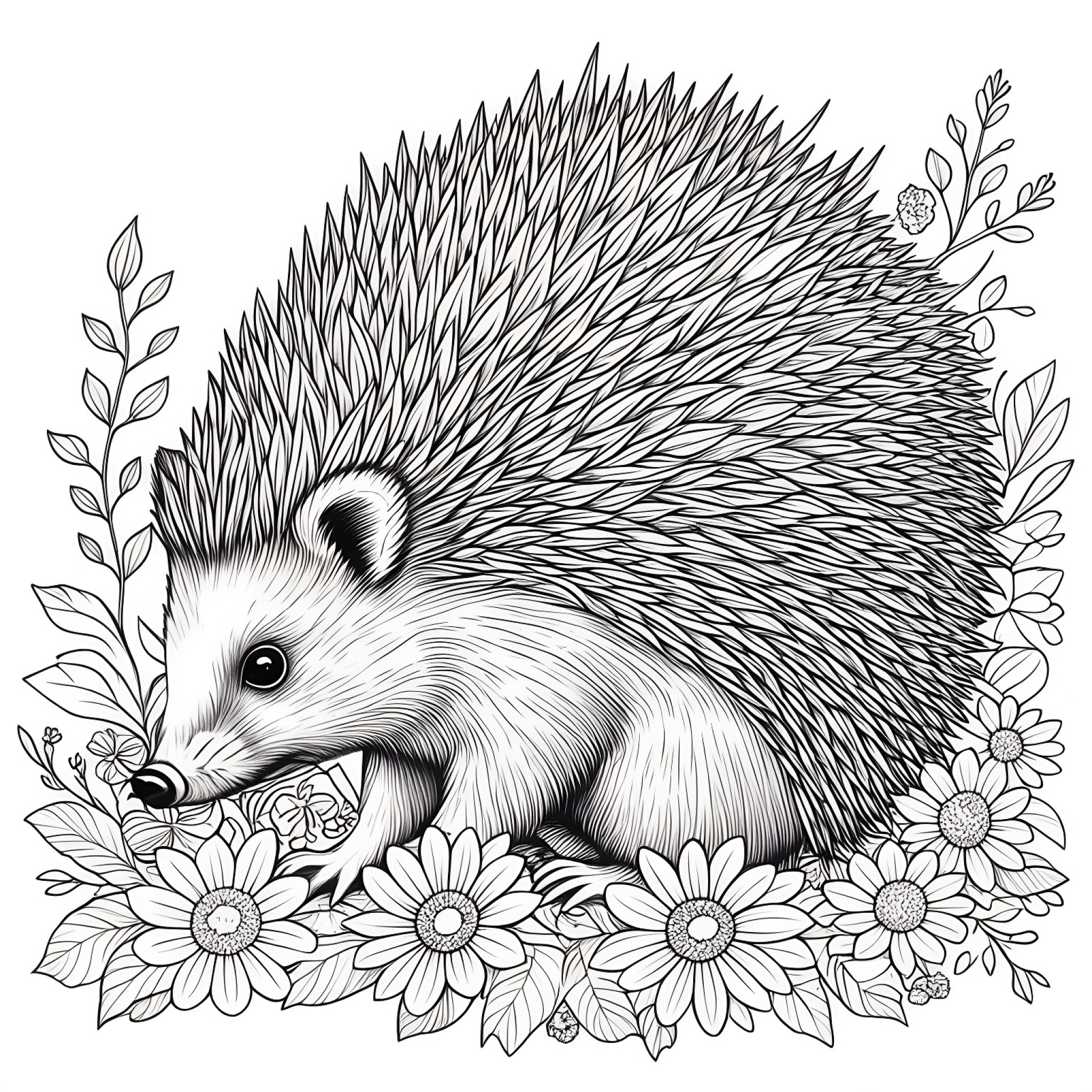Best Hedgehog Coloring Pages (Free Printable PDF)