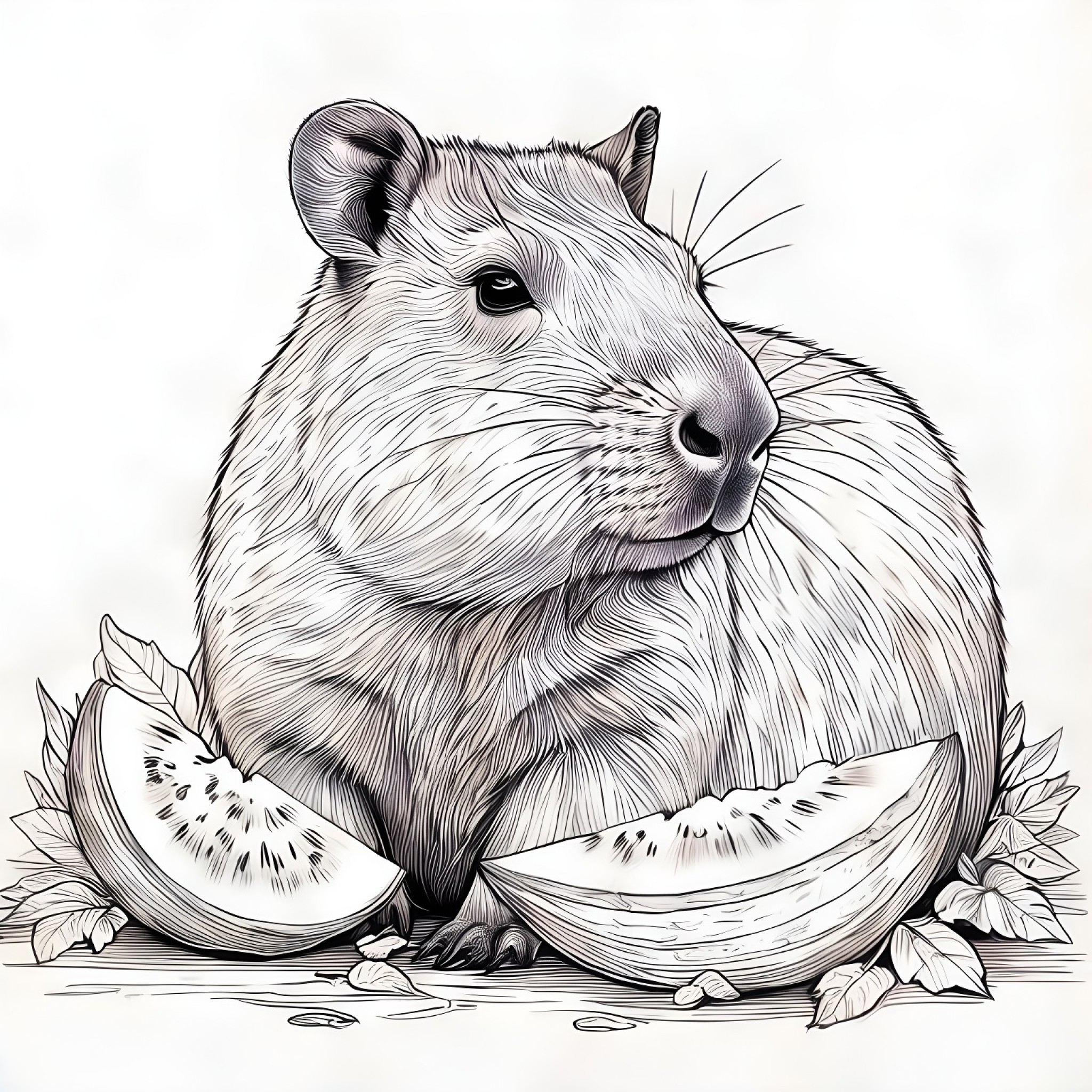 Best Capybara Coloring Pages (Free Printable PDF)