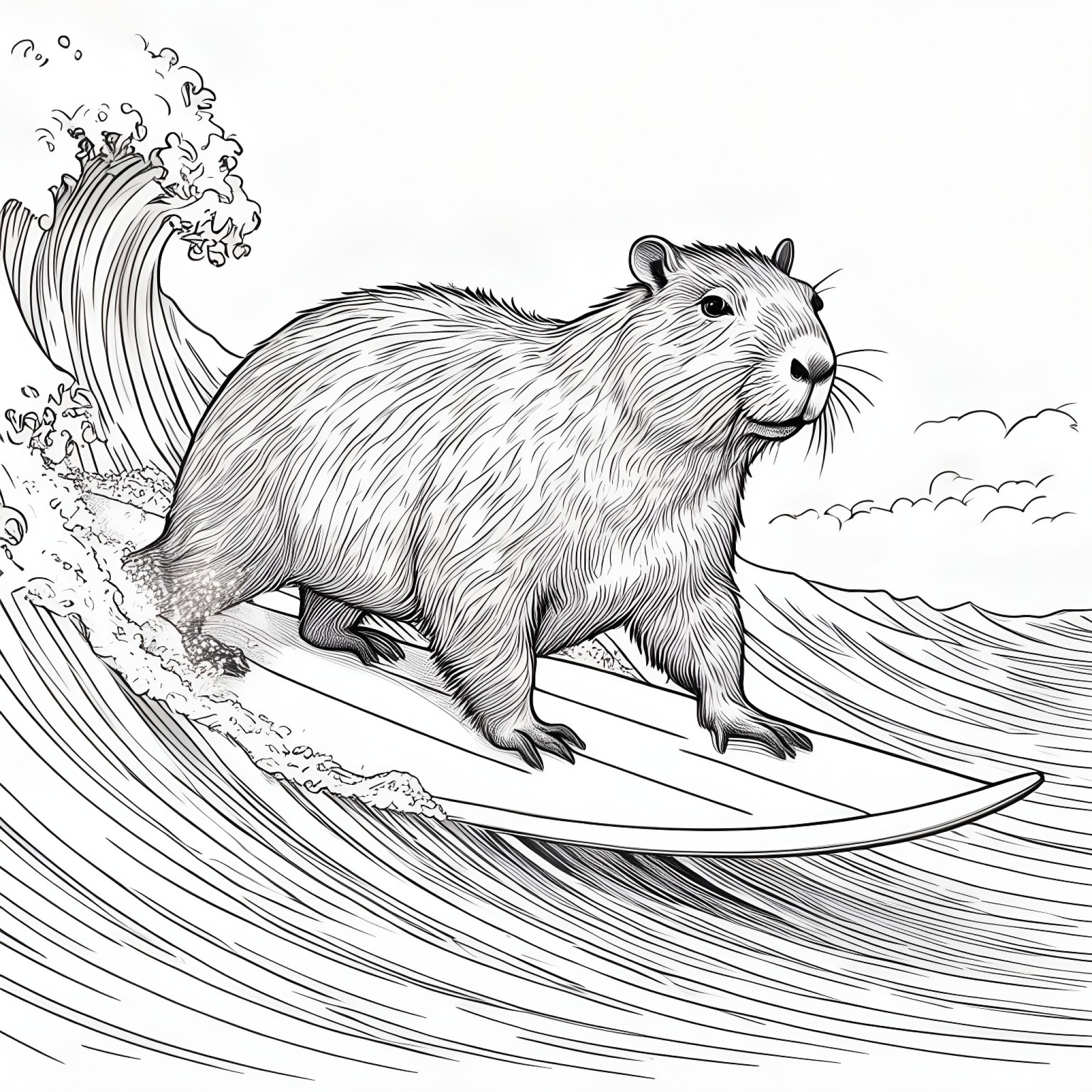 Best Capybara Coloring Pages (Free Printable PDF)