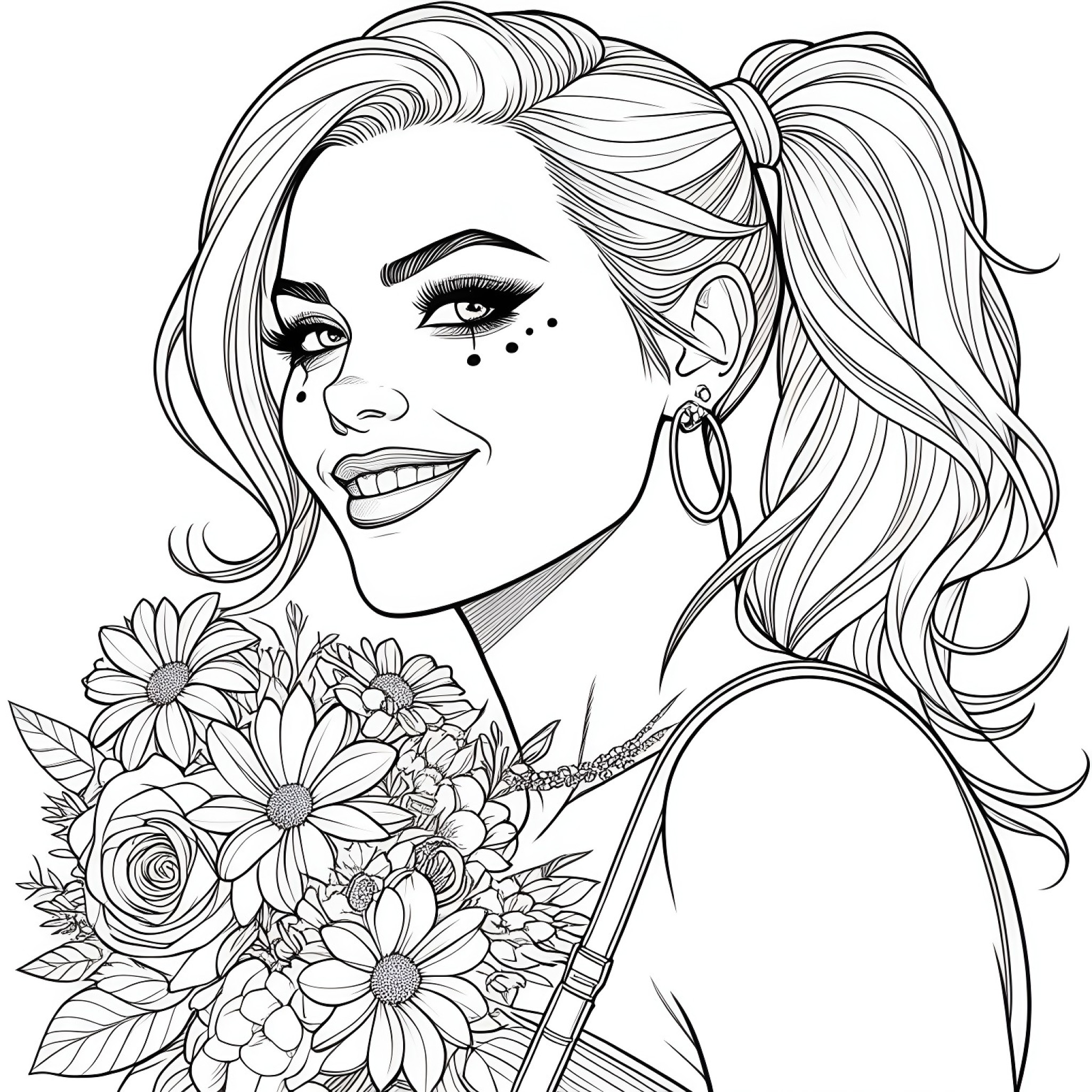 Best Harley Quinn Coloring Pages (Free Printable PDF)