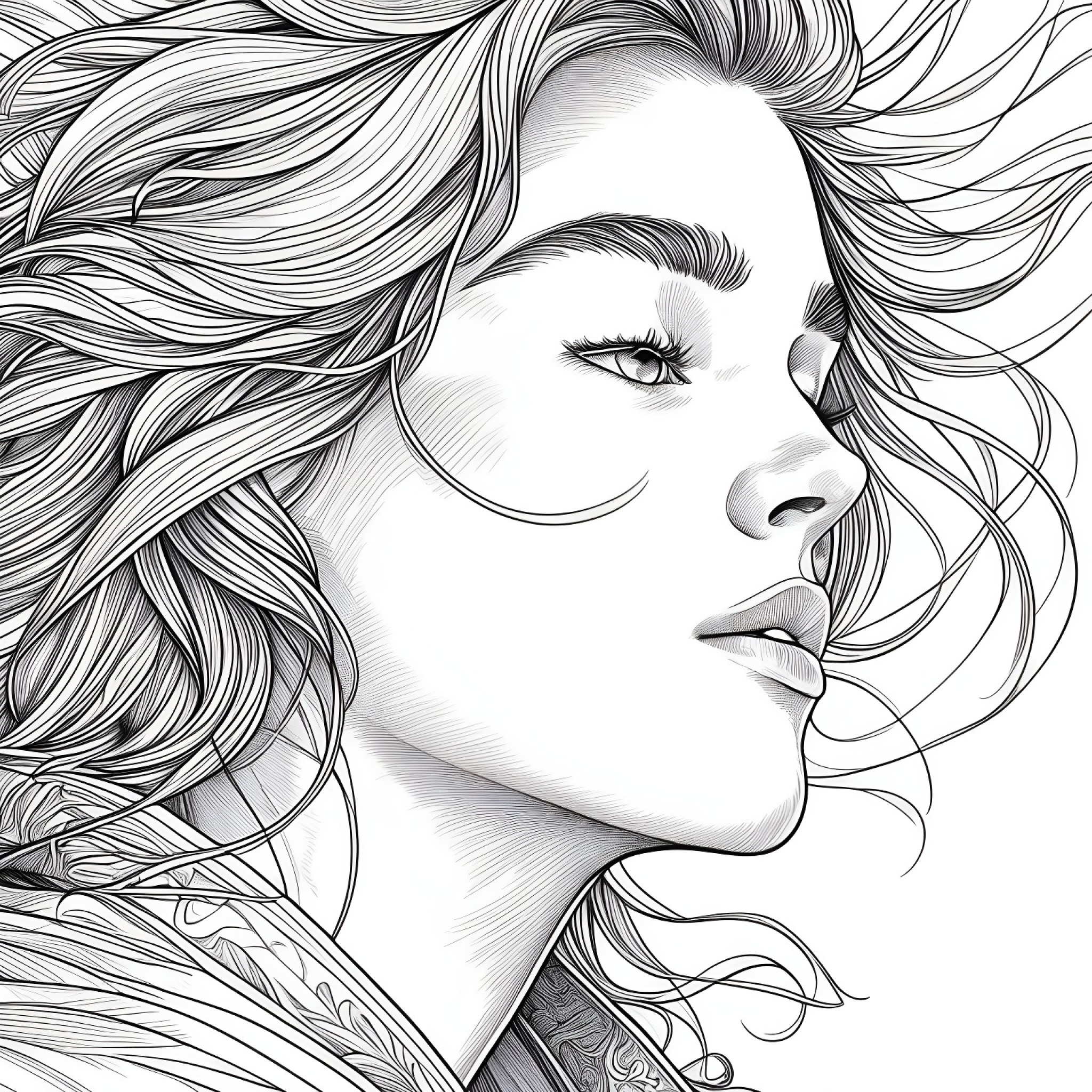 Best Realistic Adult Coloring Pages (Free Printable PDF)