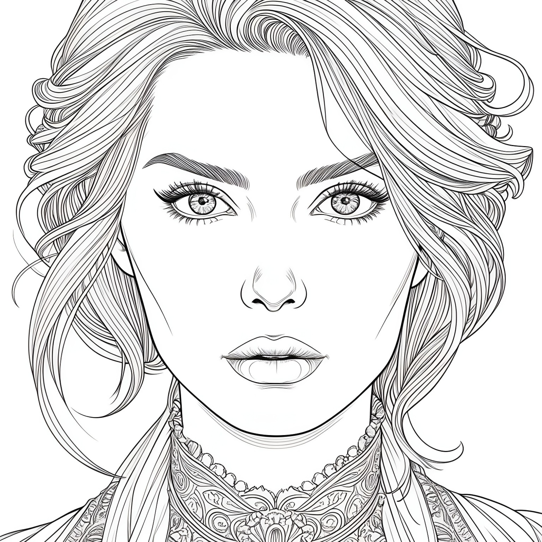 Best Realistic Adult Coloring Pages (Free Printable PDF)