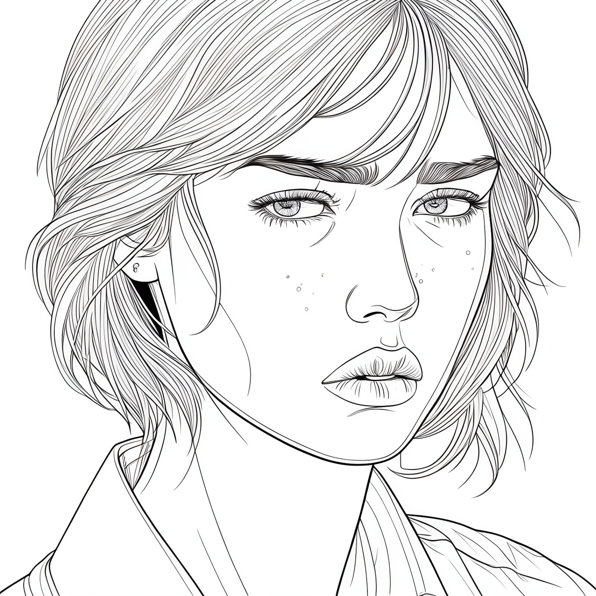 Best Realistic Adult Coloring Pages (Free Printable PDF)