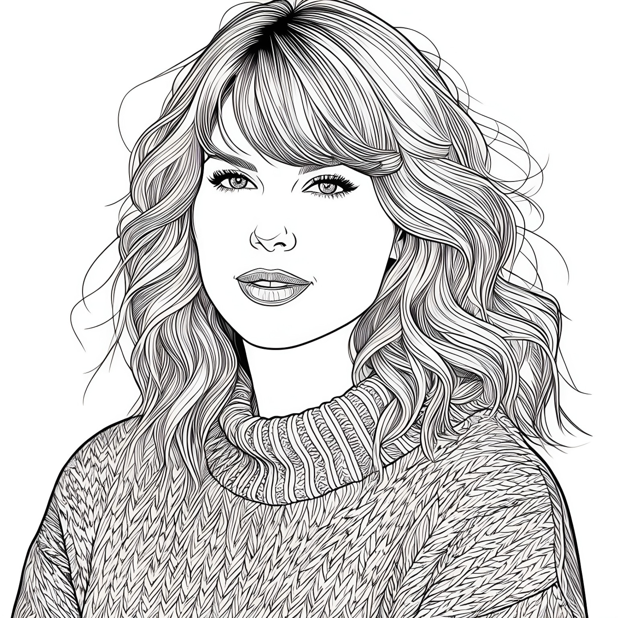 52 Best Taylor Swift Coloring Pages (Free Printable PDFs)