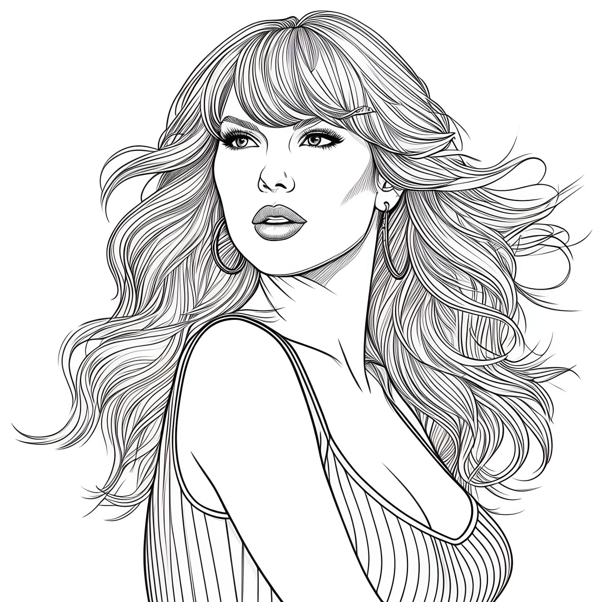 Best Taylor Swift Coloring Pages (Free Printable PDF)