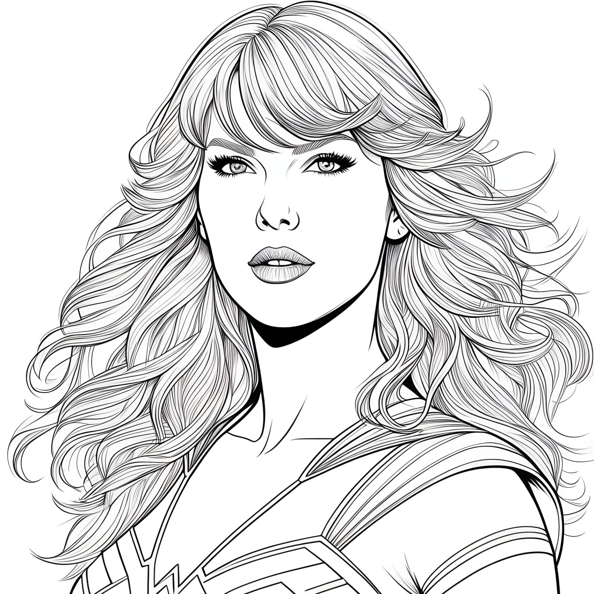 52 Best Taylor Swift Coloring Pages (Free Printable PDFs)