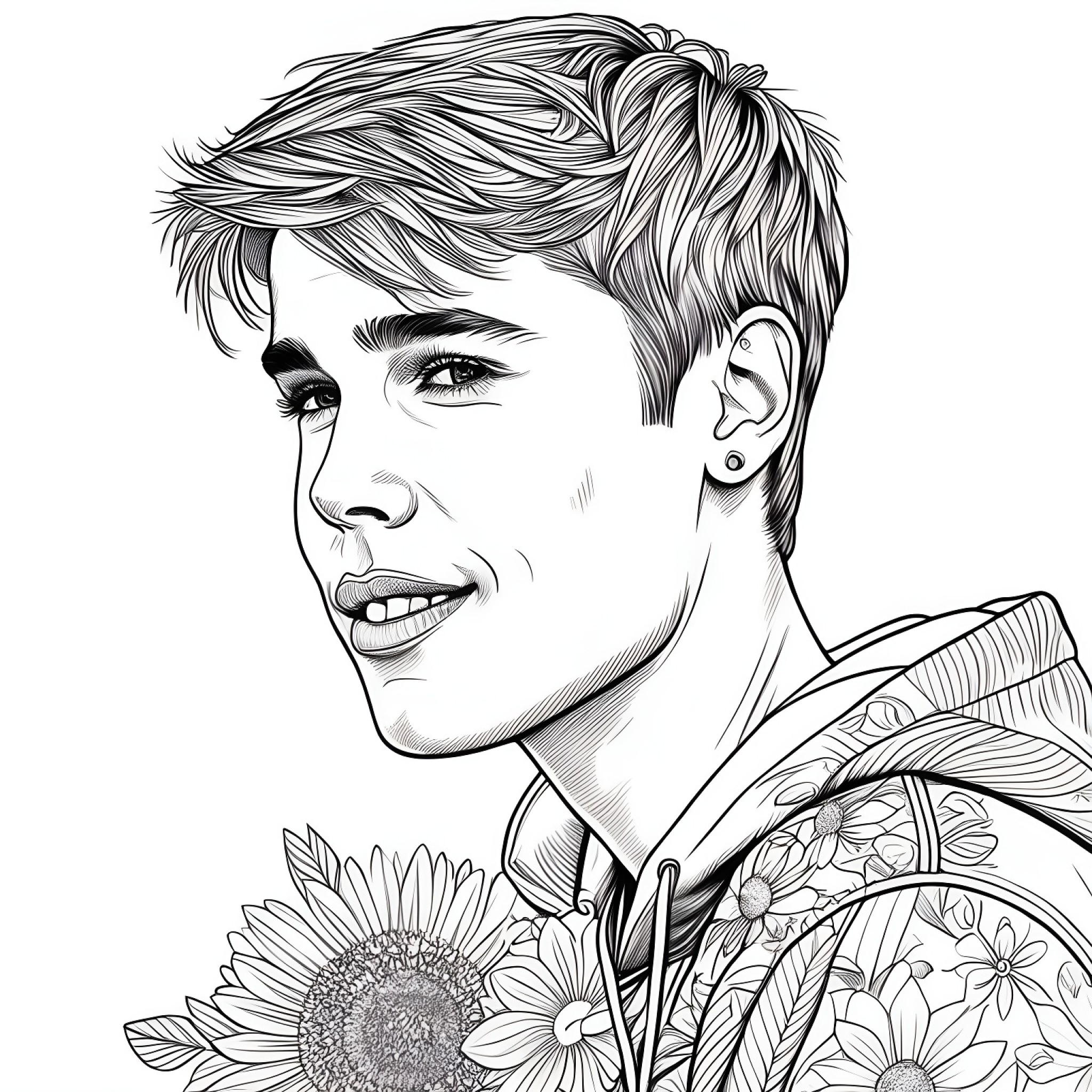 Best Justin Bieber Coloring Pages (Free Printable PDF)