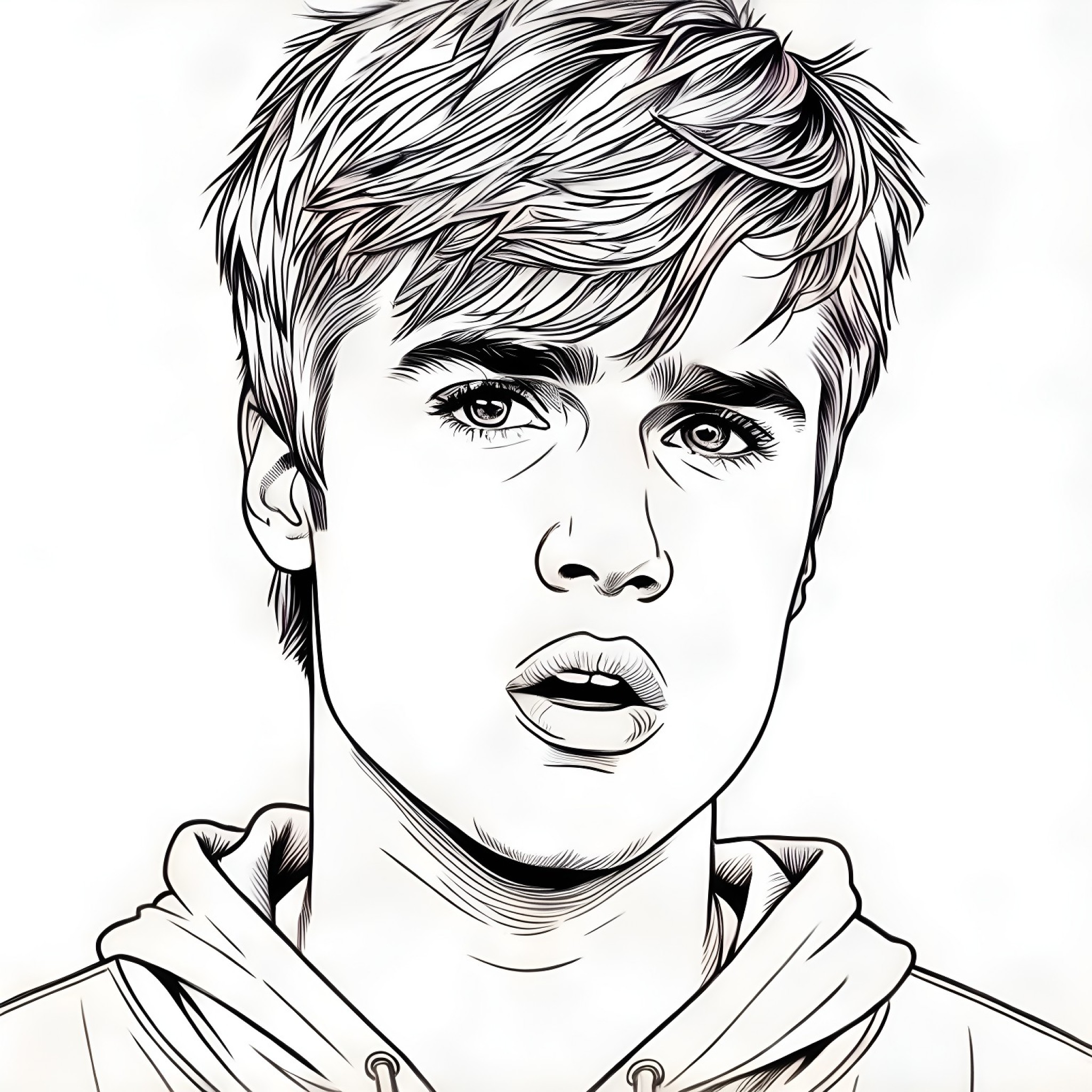 Best Justin Bieber Coloring Pages (Free Printable PDF)