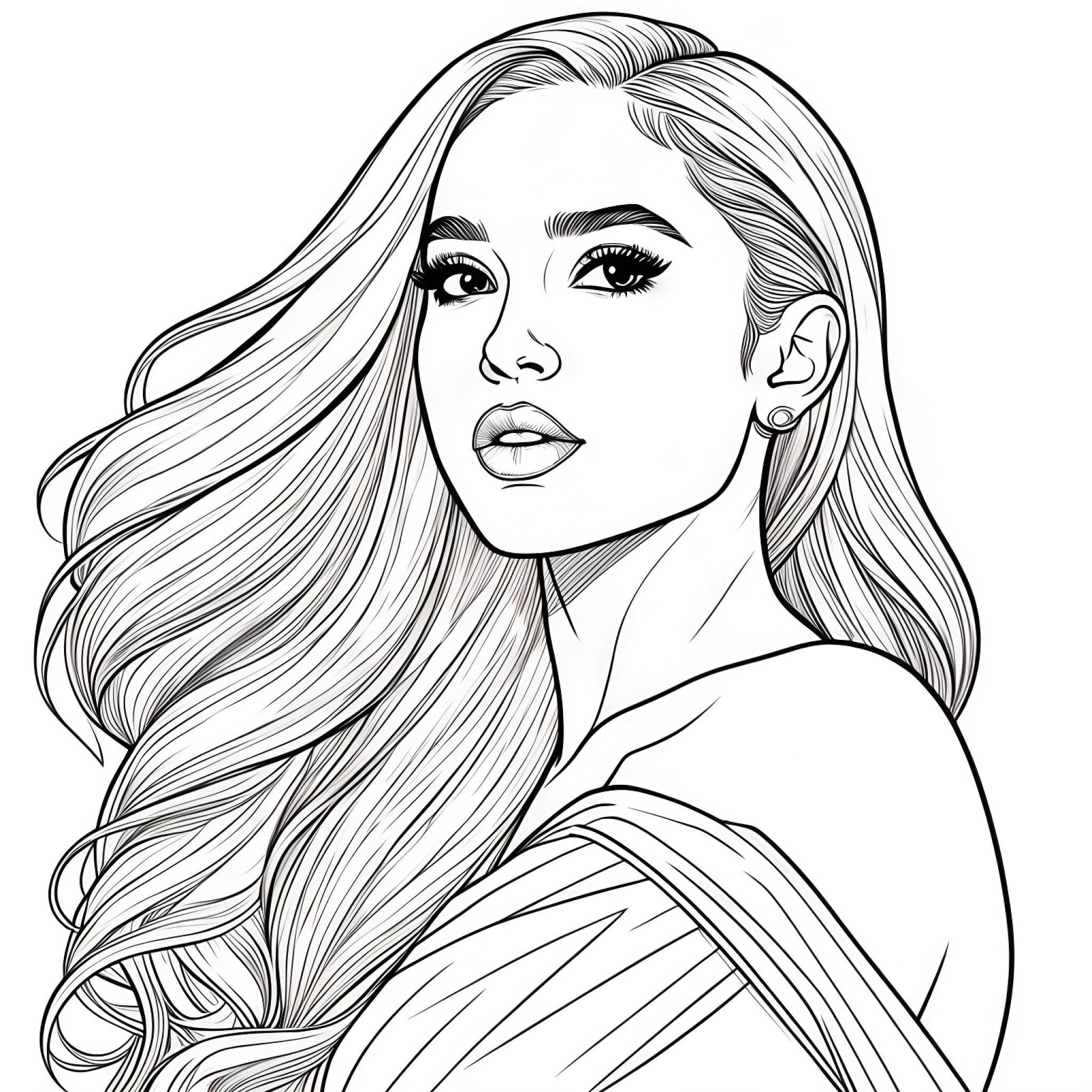 Best Ariana Grande Coloring Pages (Free Printable PDF)