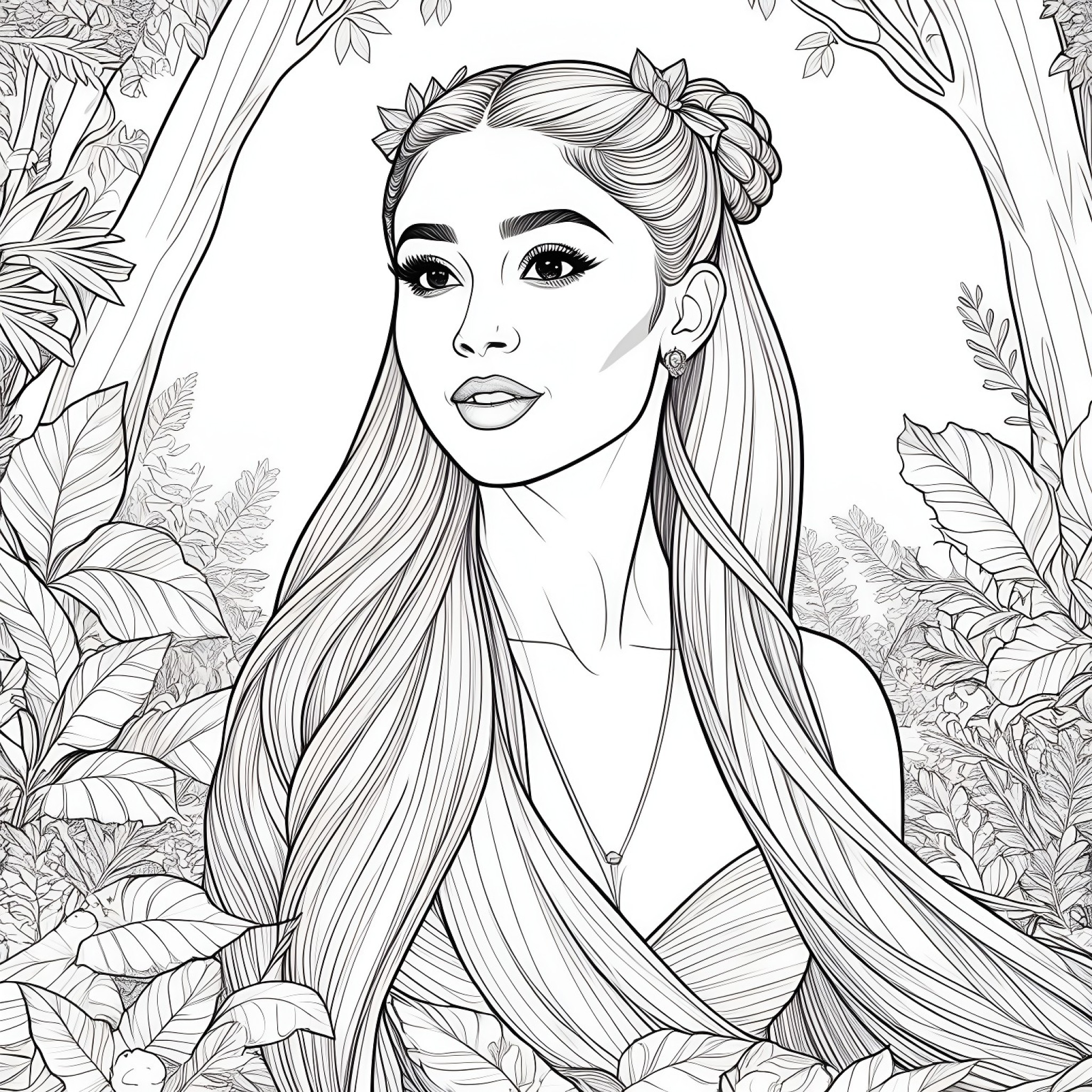 Best Ariana Grande Coloring Pages (Free Printable PDF)