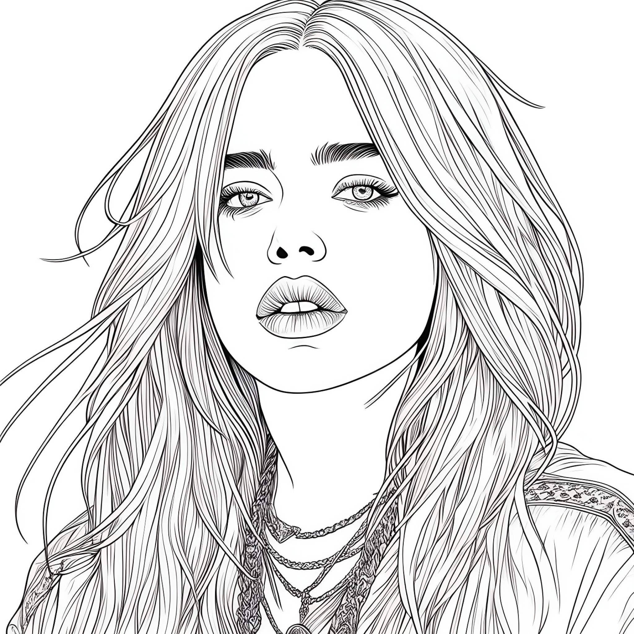 21 Best Billie Eilish Coloring Pages (Free Printable PDFs)