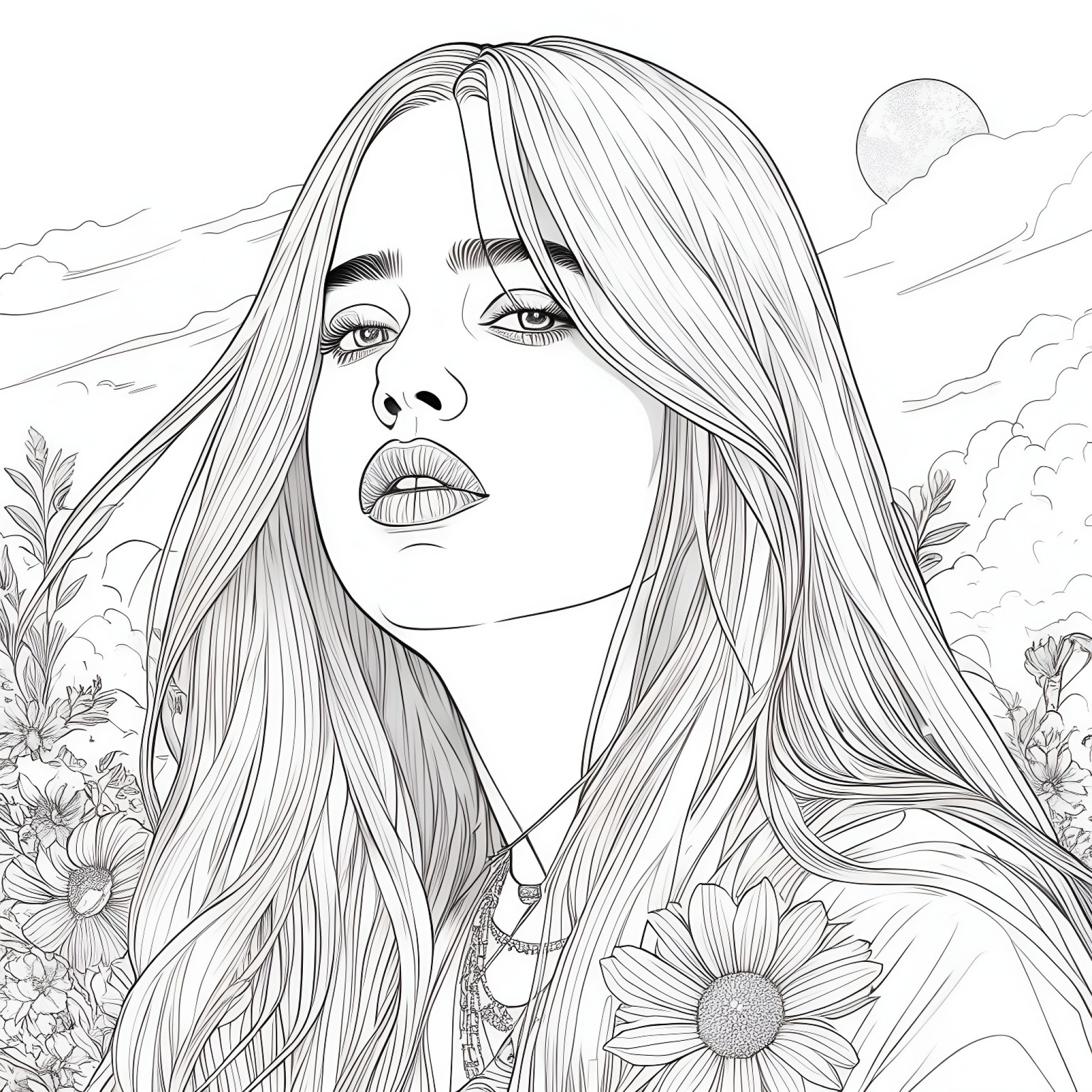 21 Best Billie Eilish Coloring Pages Free Printable Pdfs