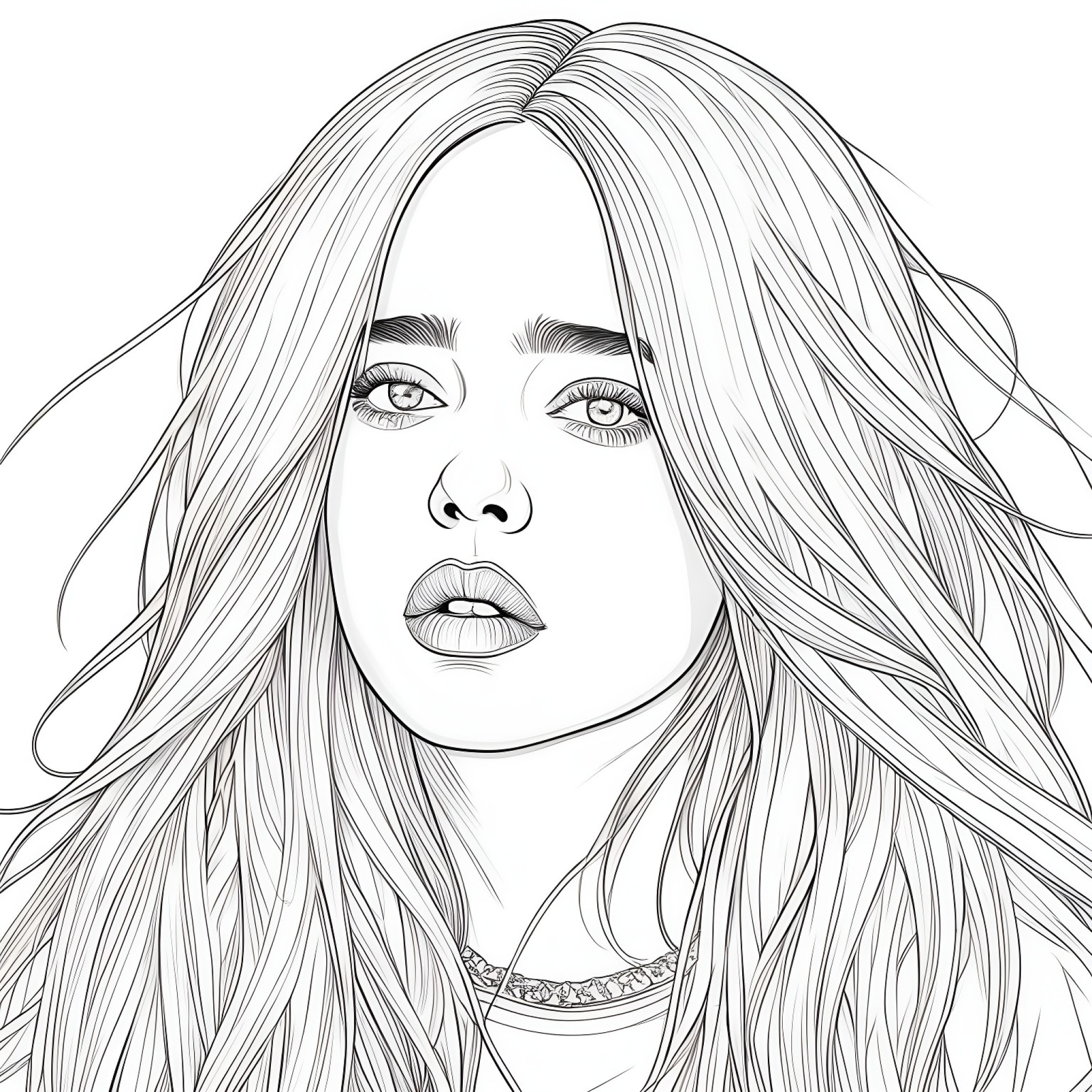 21 Best Billie Eilish Coloring Pages (Free Printable PDFs)
