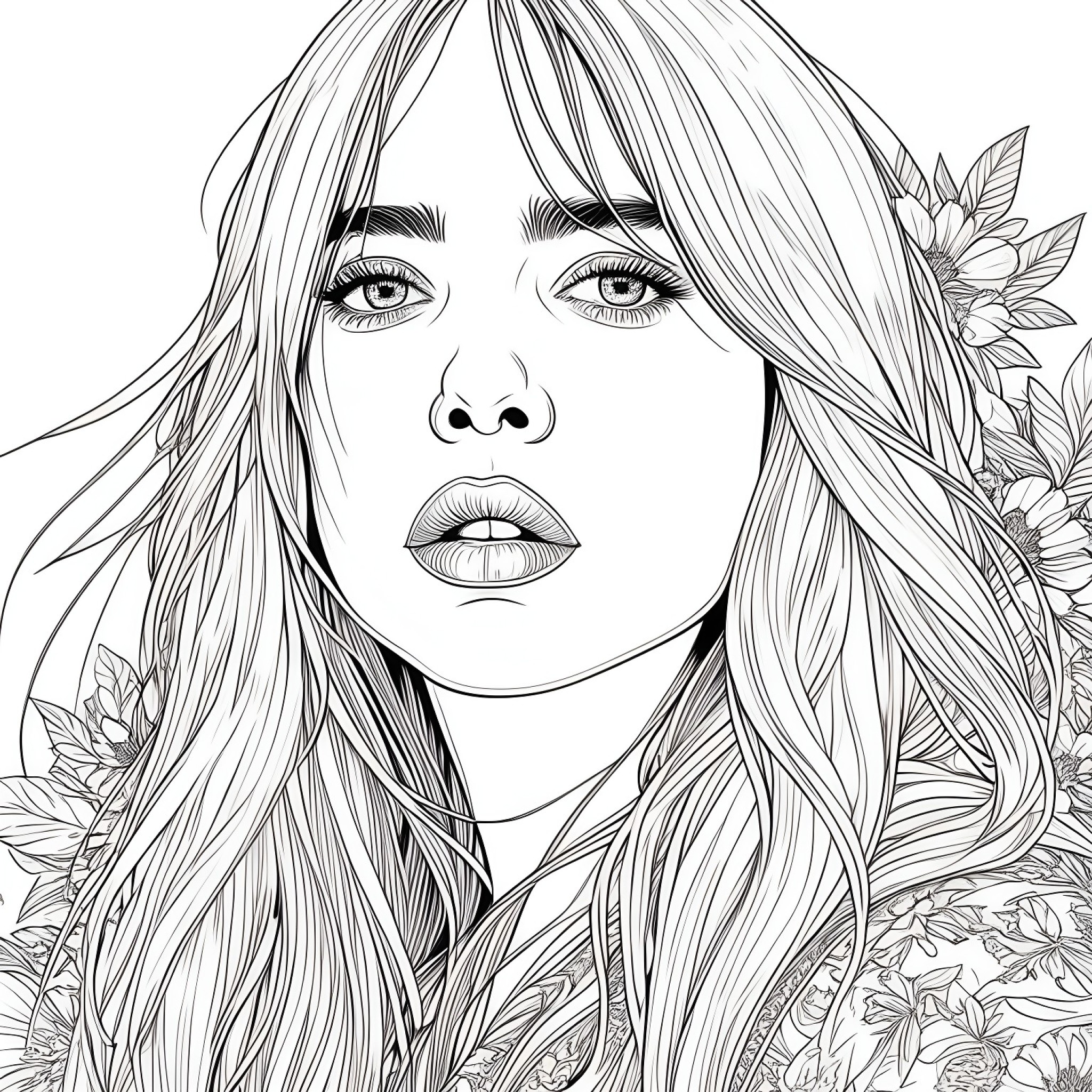 21 Best Billie Eilish Coloring Pages (Free Printable PDFs)