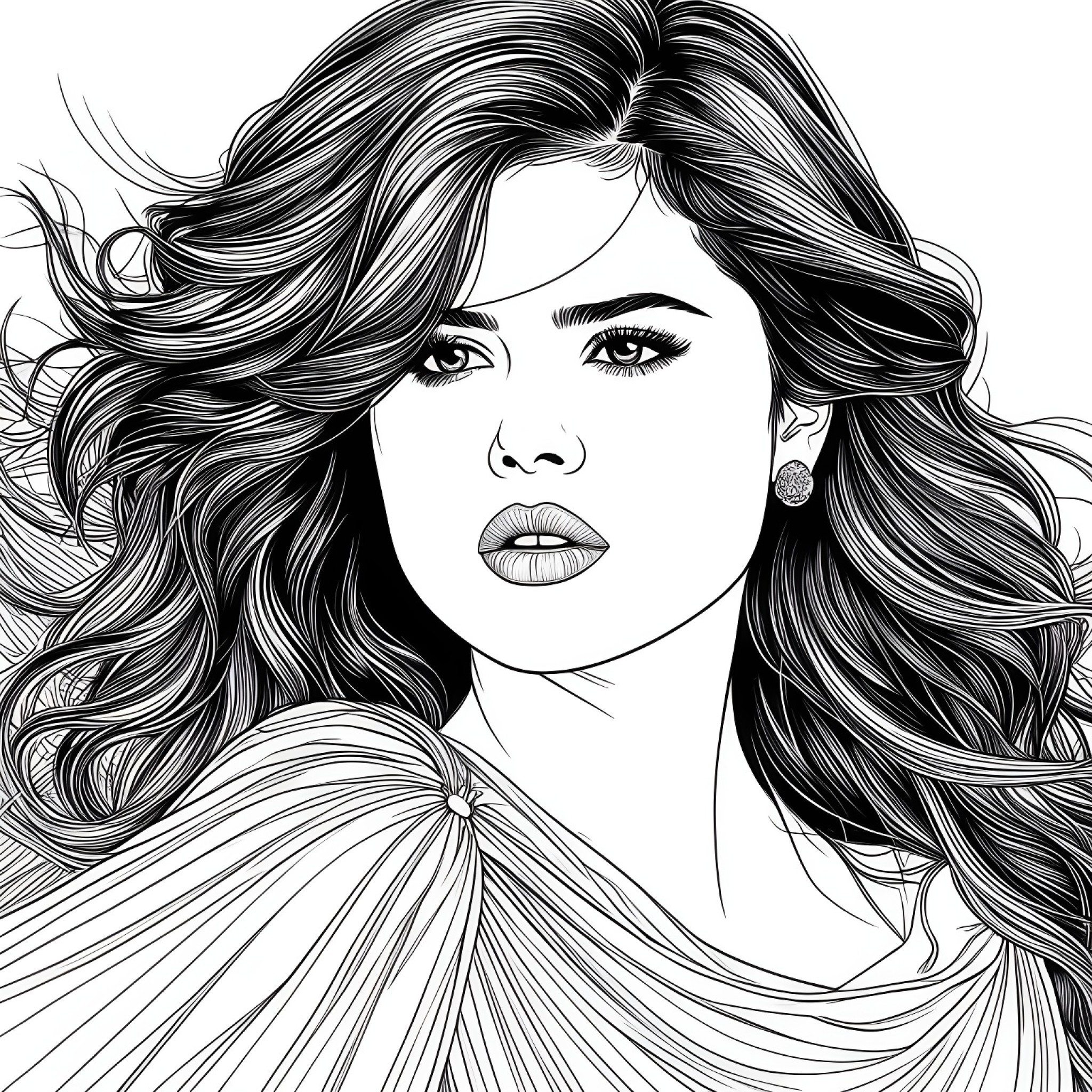 Best Selena Gomez Coloring Pages (Free Printable PDF)