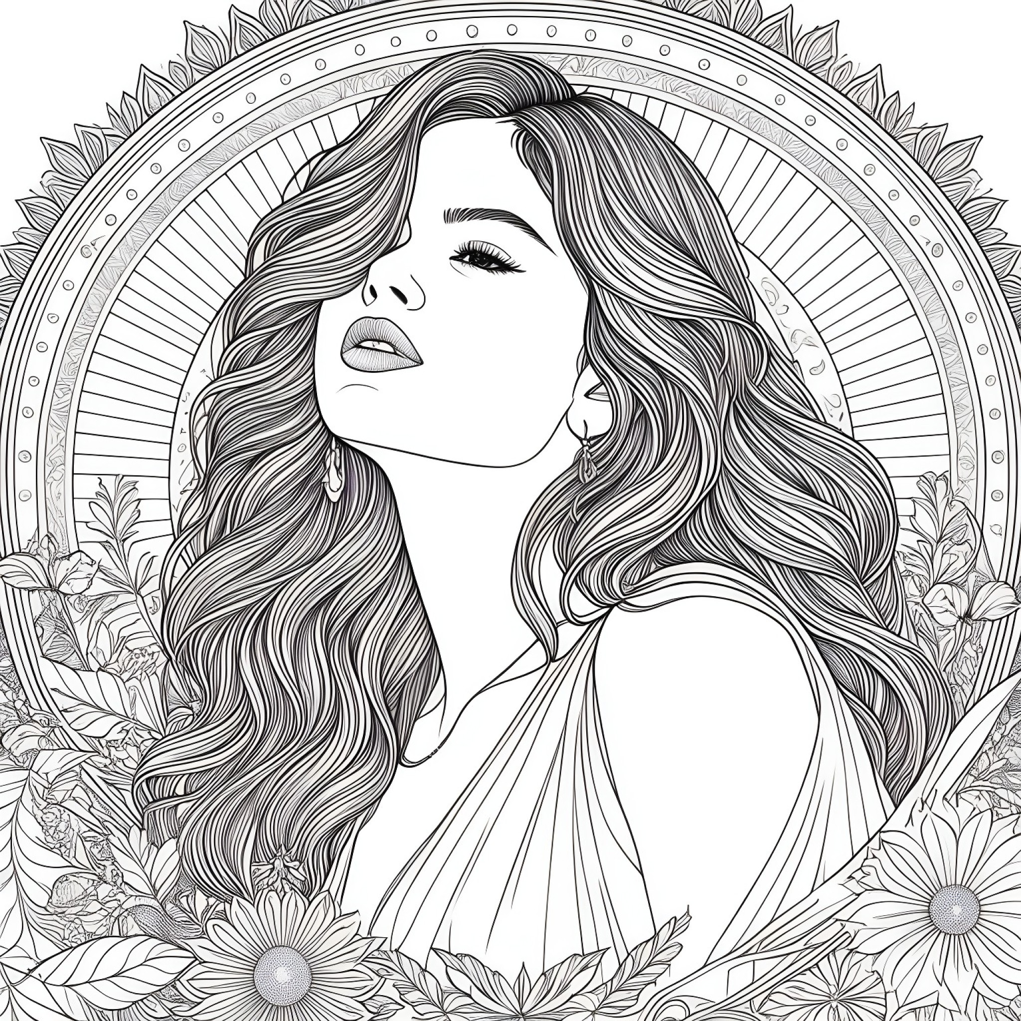 Best Selena Gomez Coloring Pages (Free Printable PDF)