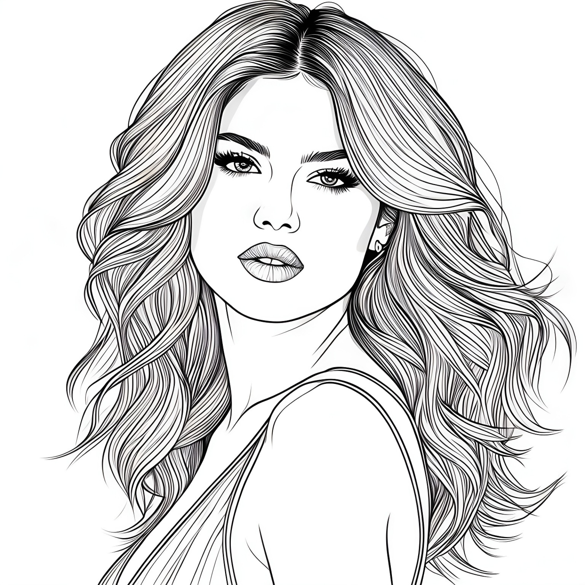 Best Selena Gomez Coloring Pages (Free Printable PDF)