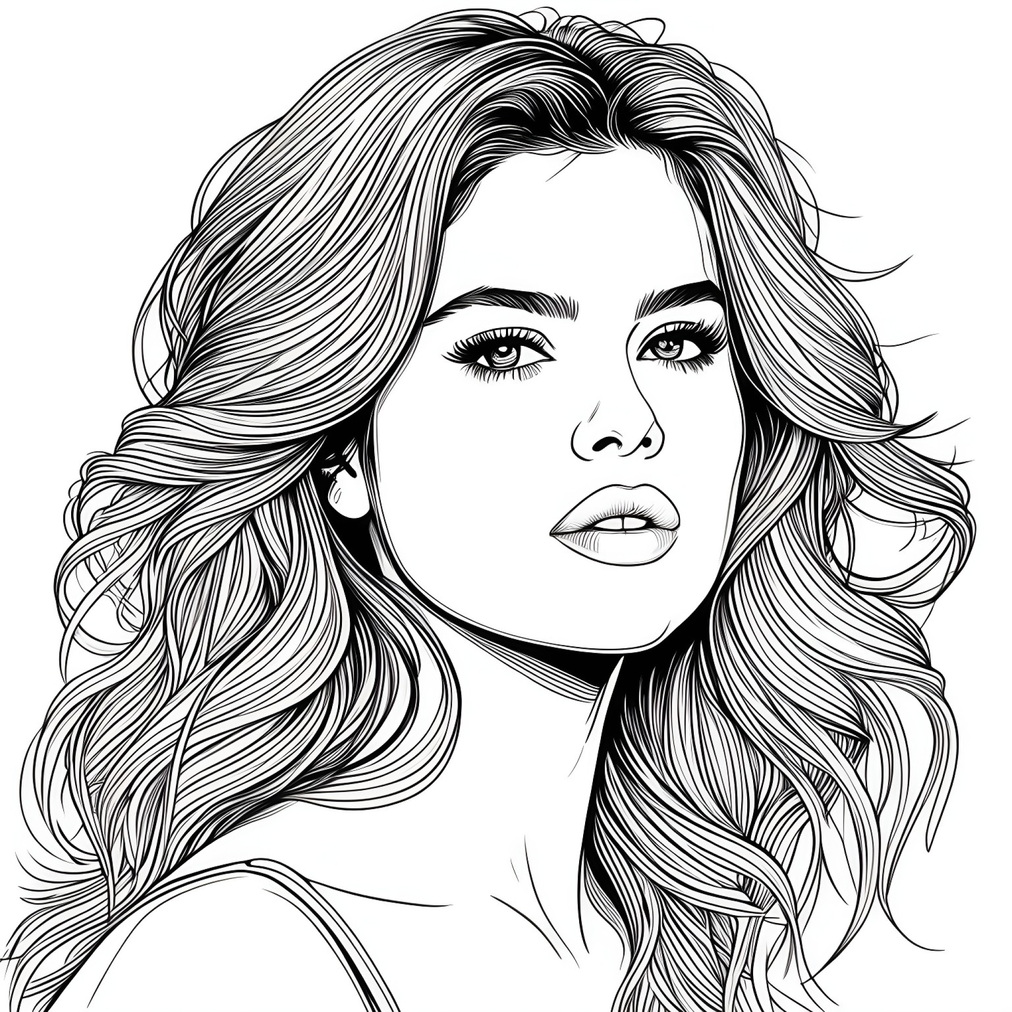 Best Selena Gomez Coloring Pages (Free Printable PDF)