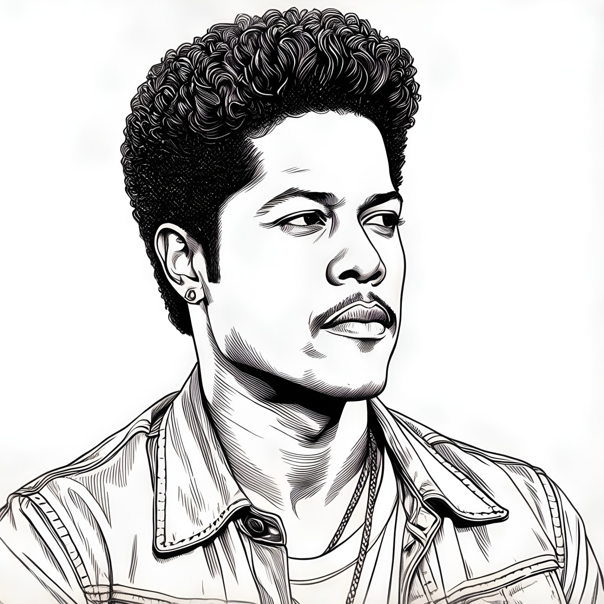 Best Bruno Mars Coloring Pages (Free Printable PDF)