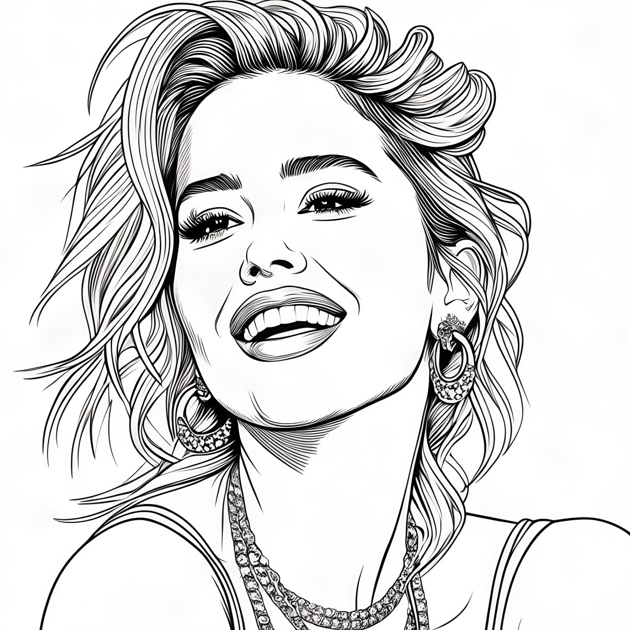 Best Miley Cyrus Coloring Pages (Free Printable PDF)