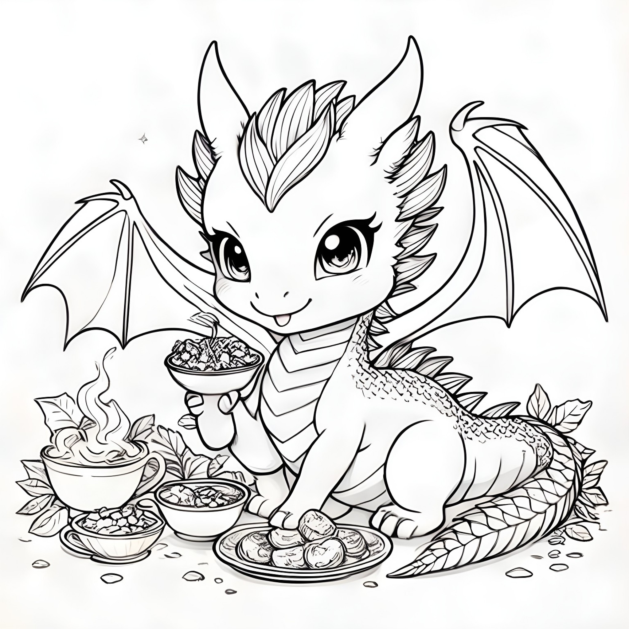 Best Dragon Coloring Pages (Free Printable PDF)
