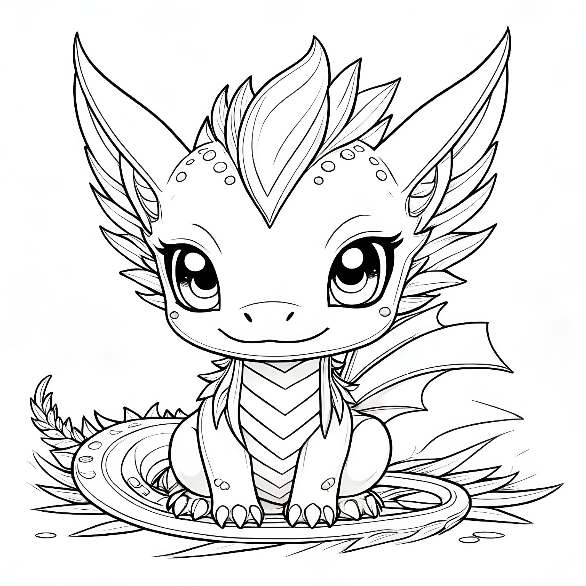Best Dragon Coloring Pages (Free Printable PDF)