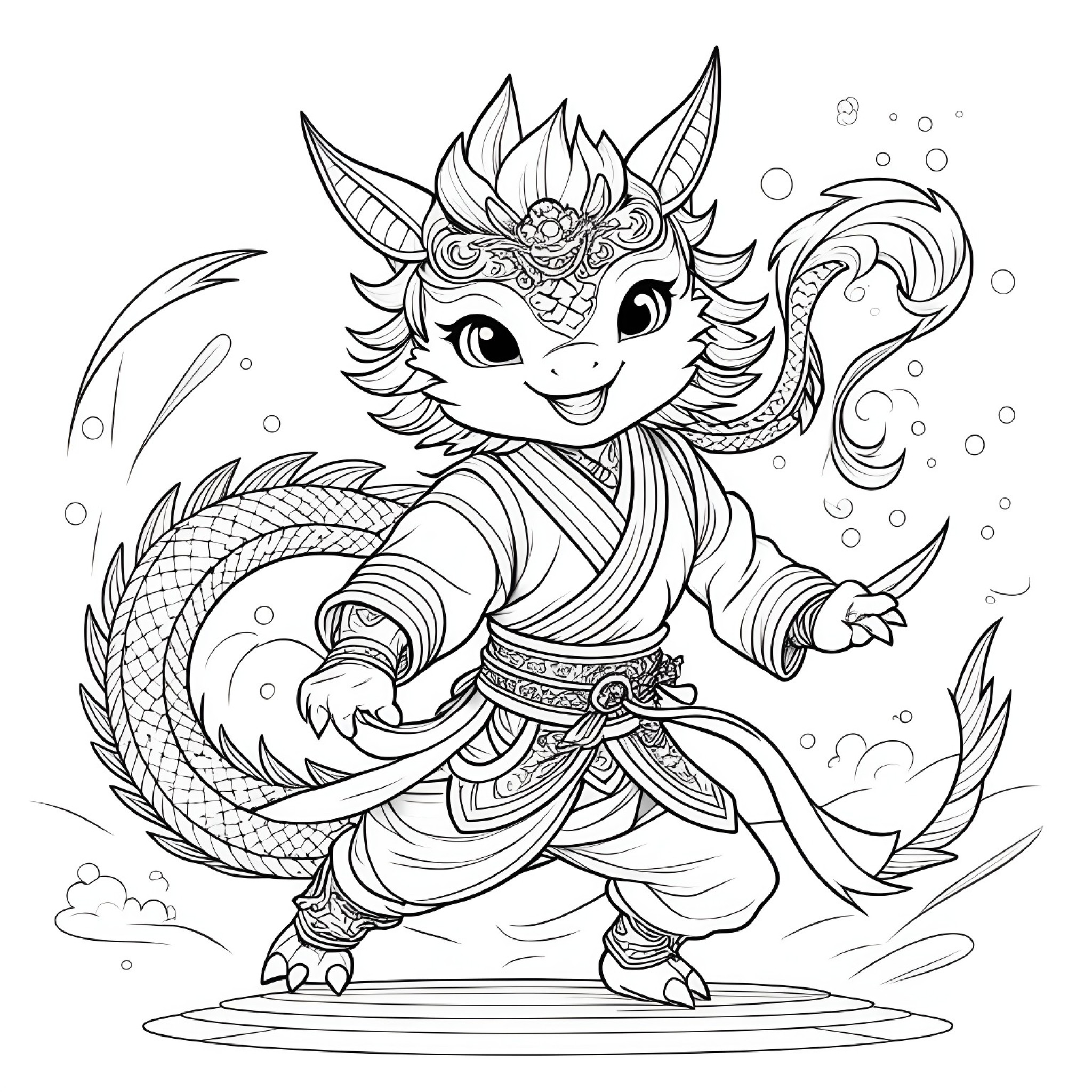 Best Dragon Coloring Pages (Free Printable PDF)