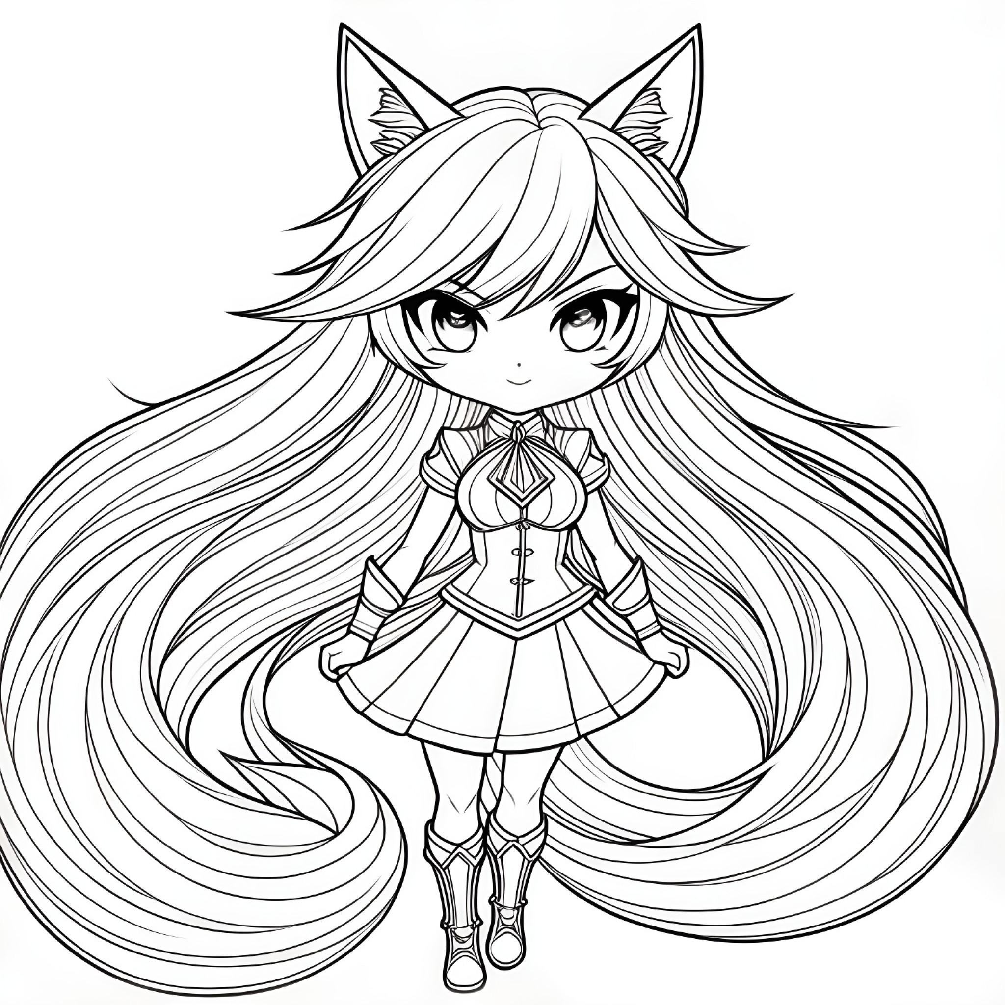 Best Ahri Coloring Pages (Free Printable PDF)
