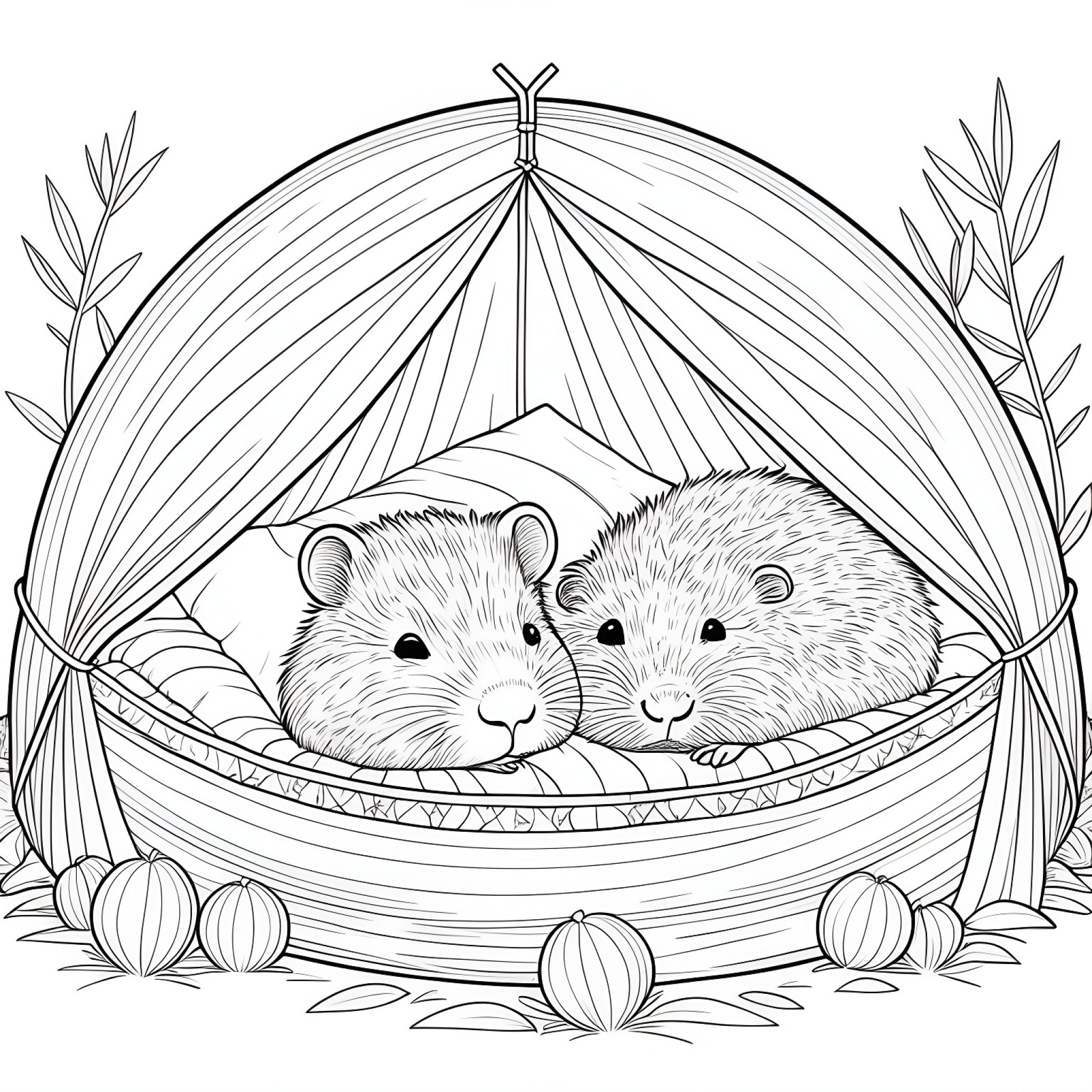 Best Capybara Coloring Pages (Free Printable PDF)