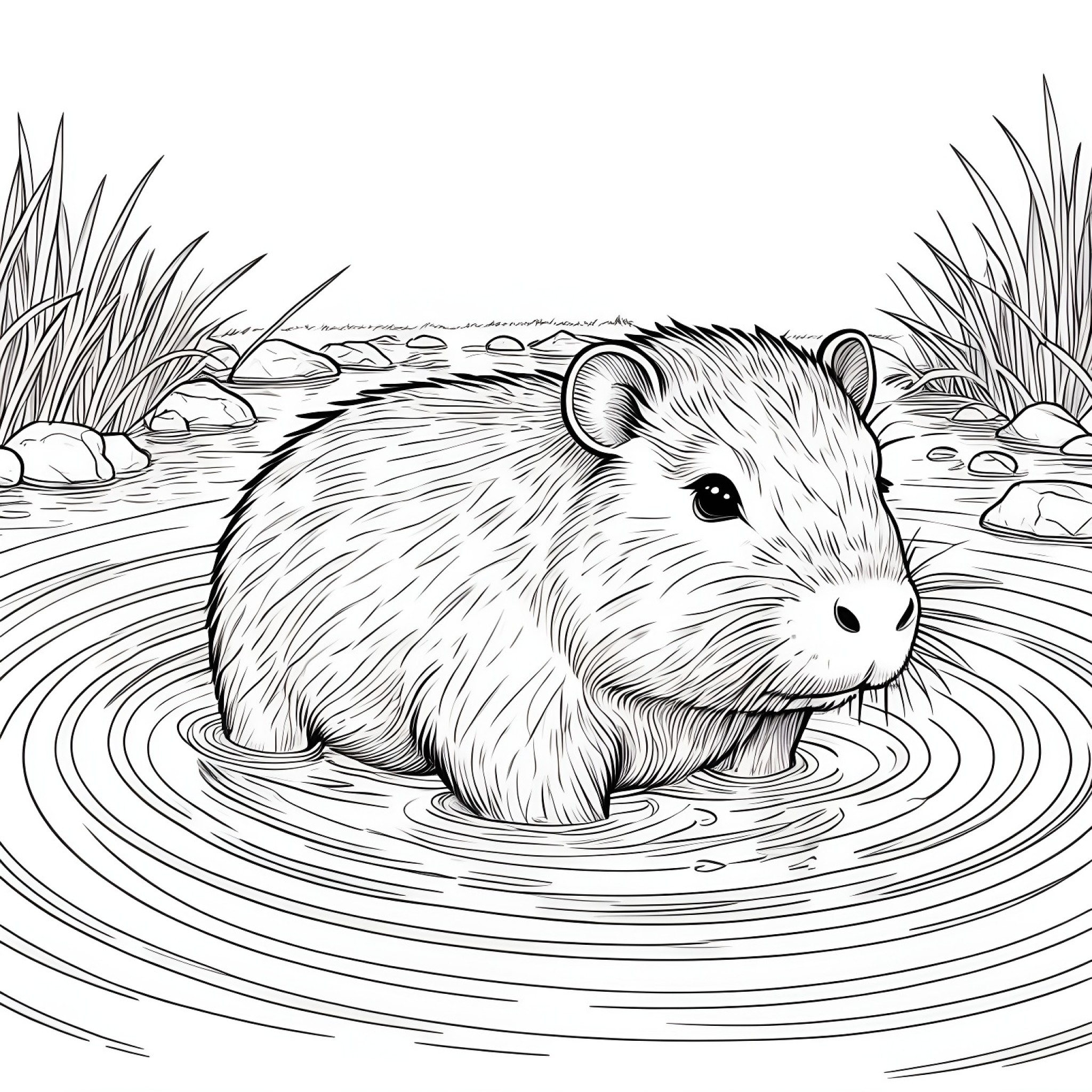 Best Capybara Coloring Pages (Free Printable PDF)