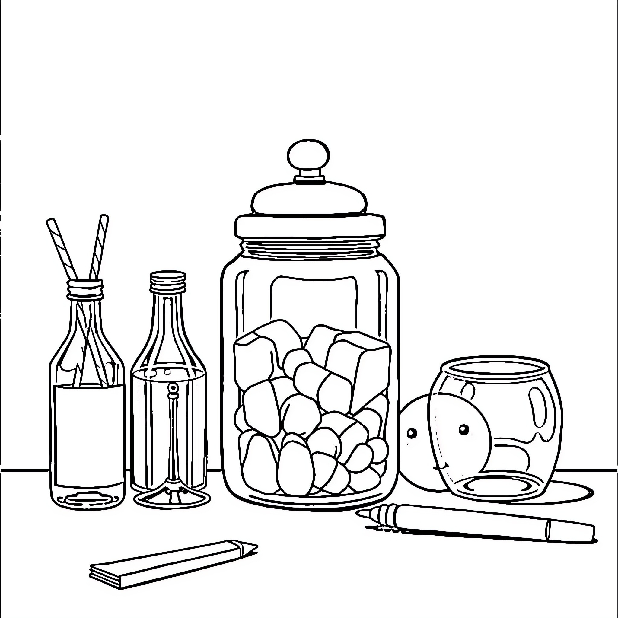 Best Everyday Object Coloring Pages (Free Printable PDF)