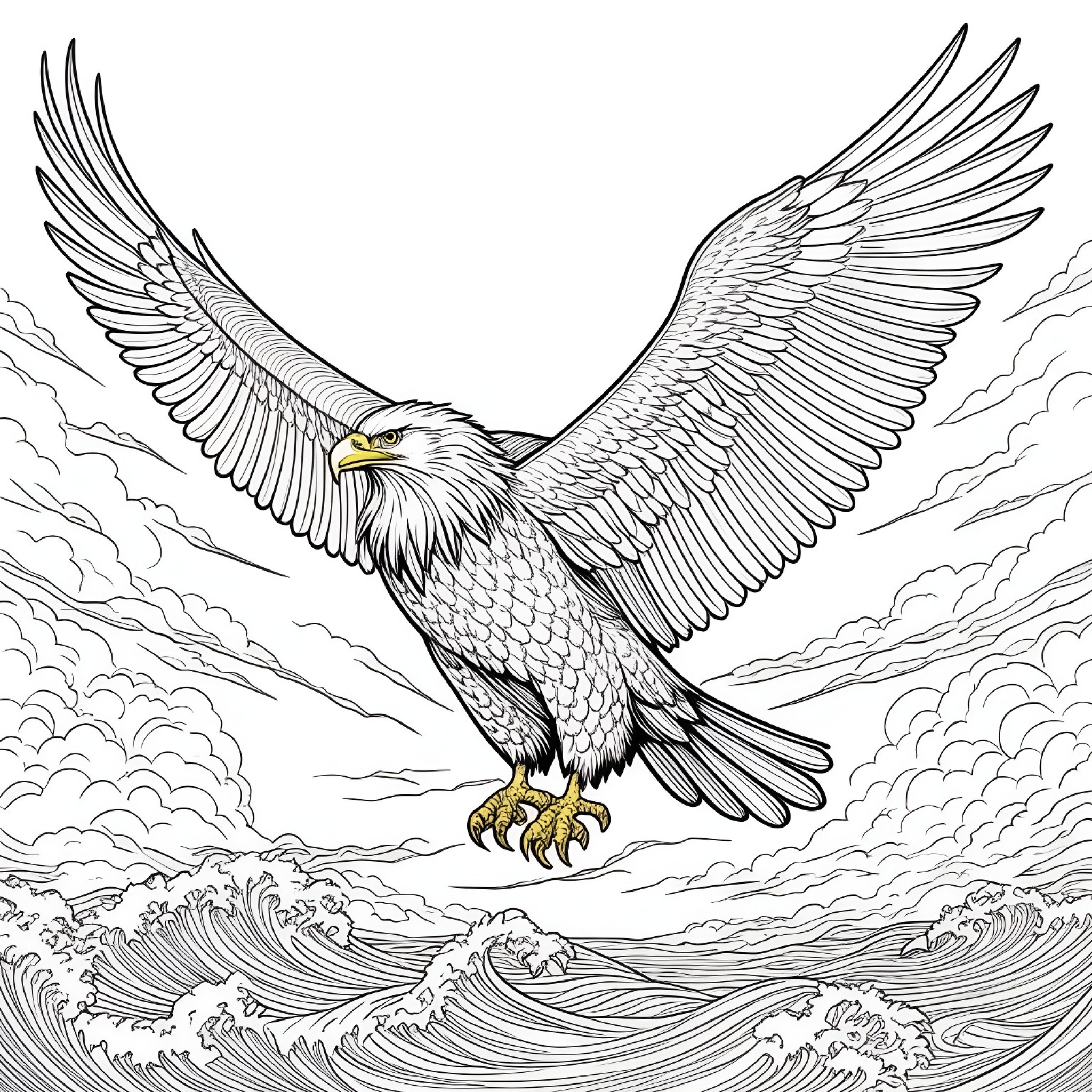 Best Eagle Coloring Pages (Free Printable PDF)