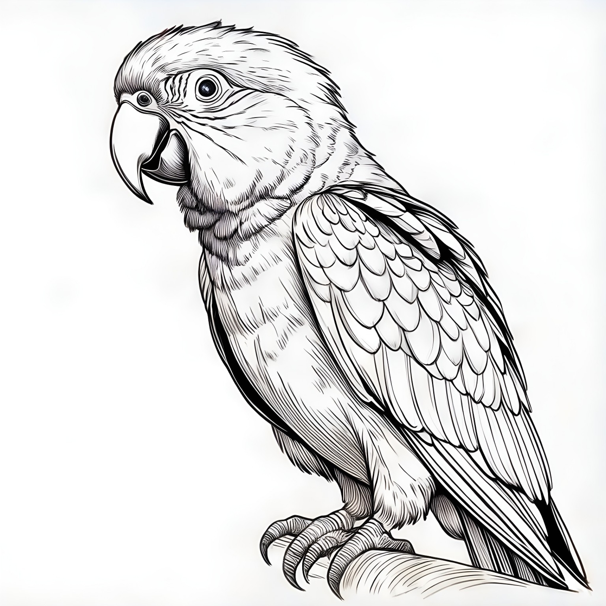 Best Parrot Coloring Pages (Free Printable PDF)