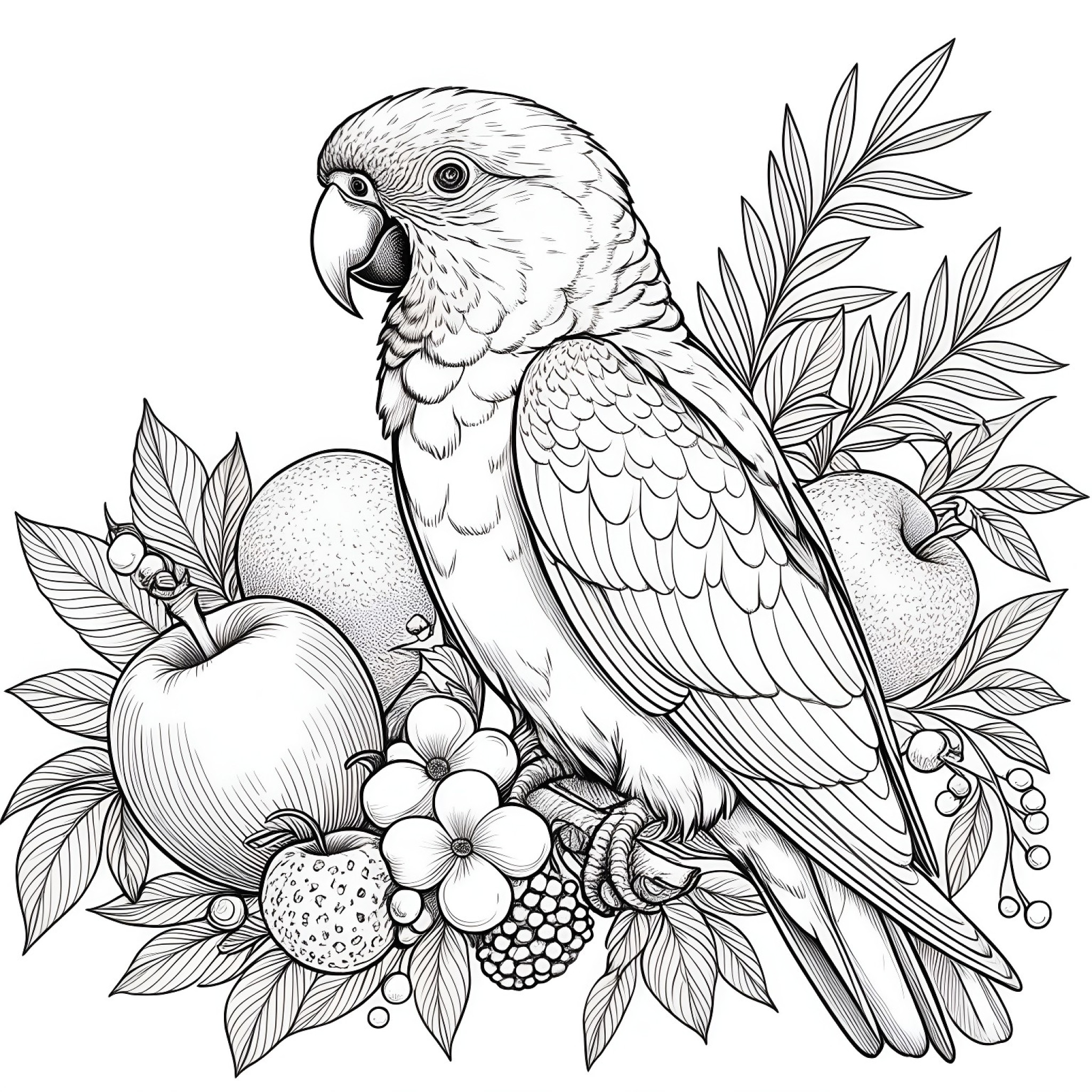 17 Best Parrot Coloring Pages (Free Printable PDFs)